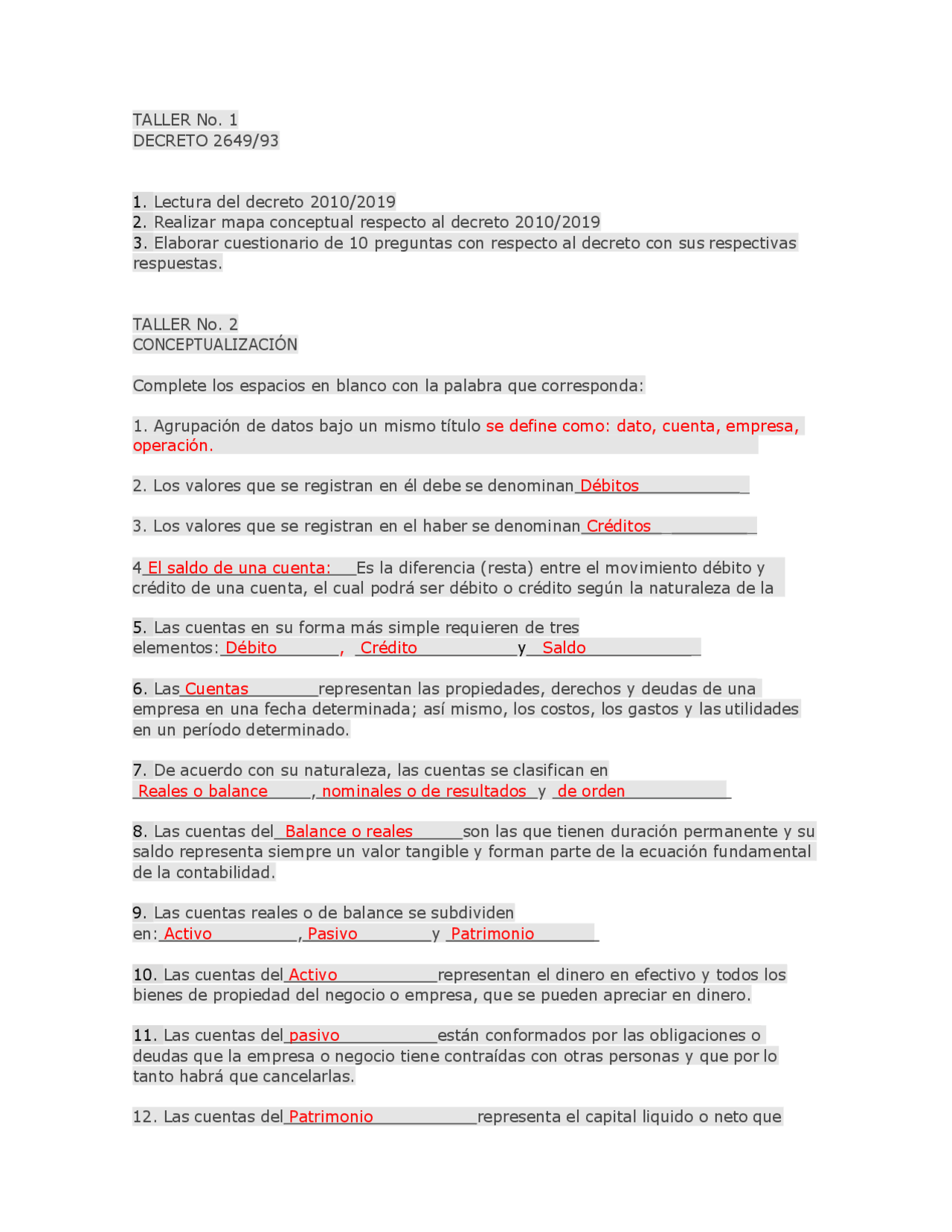 Taller 1 Macroeconomia Ejercicios De Macroeconomía Docsity