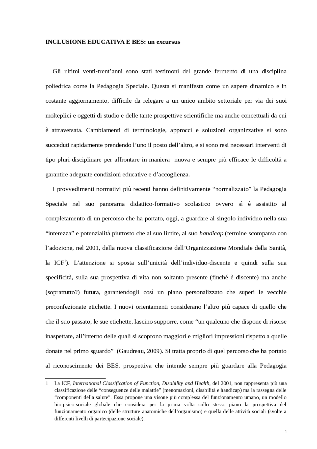 Linclusione Scolastica Dsa Docsity