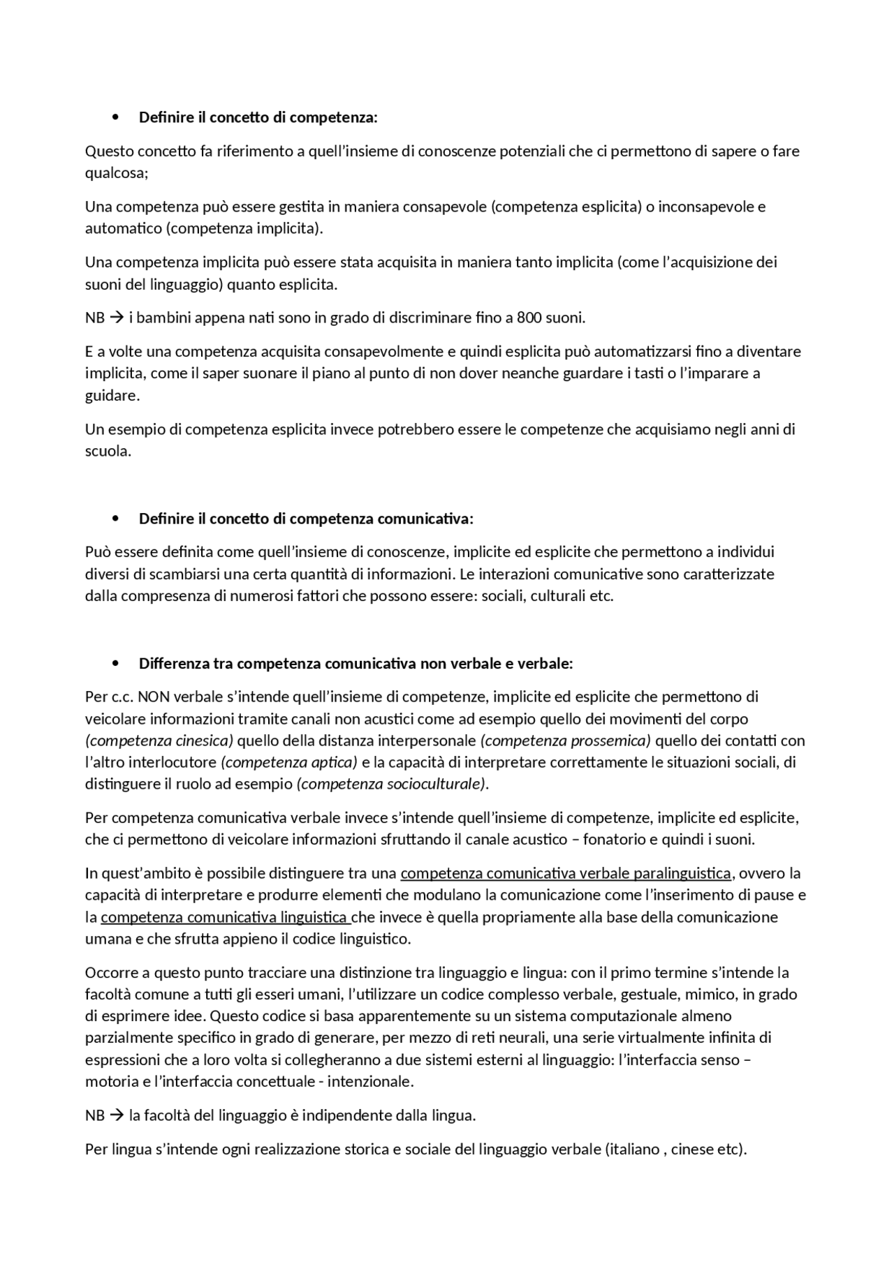 Neuroscienze Cognitive Della Comunicazione Docsity