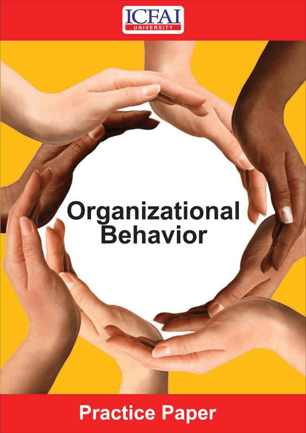 ICFAI Organizational Behaviour Question Paper - Docsity