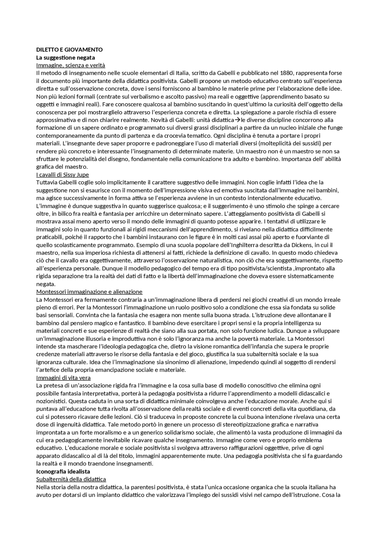 Diletto E Giovamento Docsity