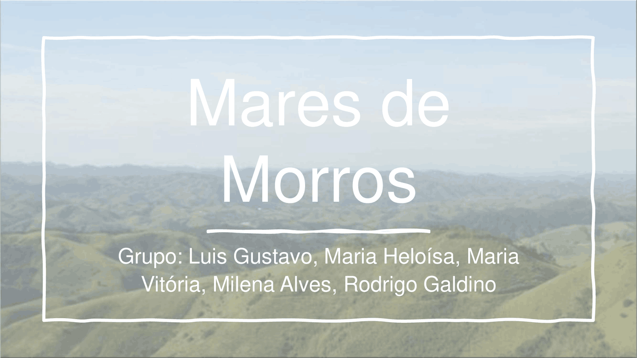 Slide sobre o domínio morfoclimatico Mares e Morros | Slides Geografia ...