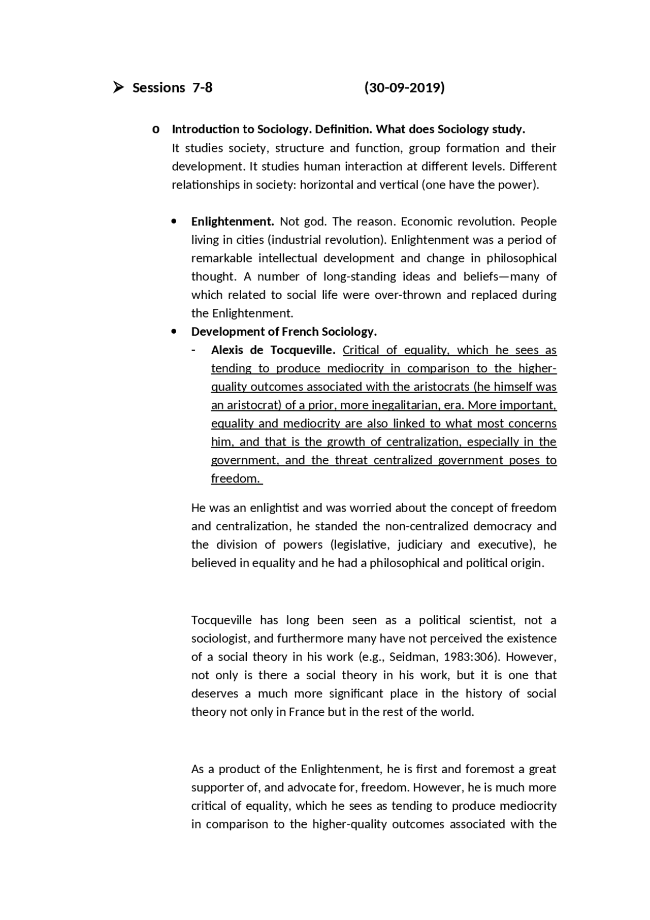 Fourth lesson of Anthropology and Sociology - Docsity