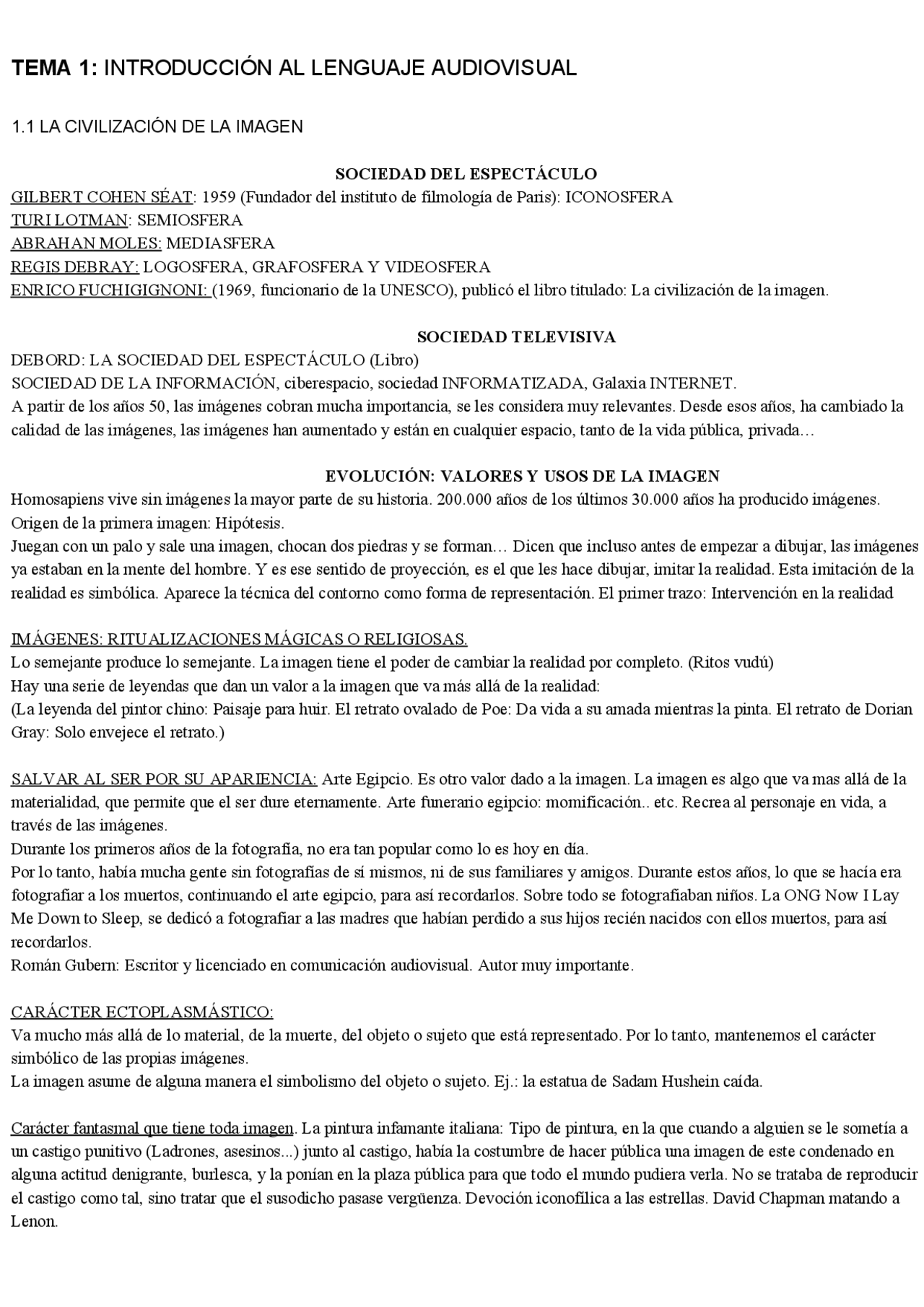Lenguaje Audiovisual Docsity