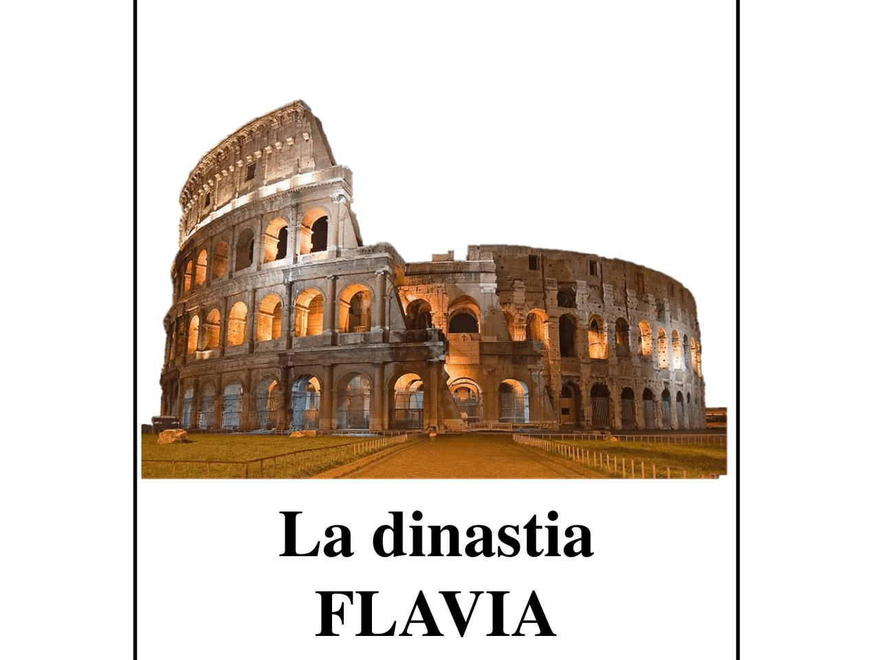 La Dinastia Flavia In Sintesi Docsity