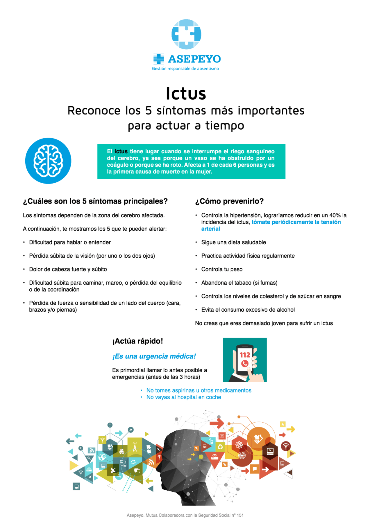 ICTUS SINTOMAS como detectarlo - Docsity