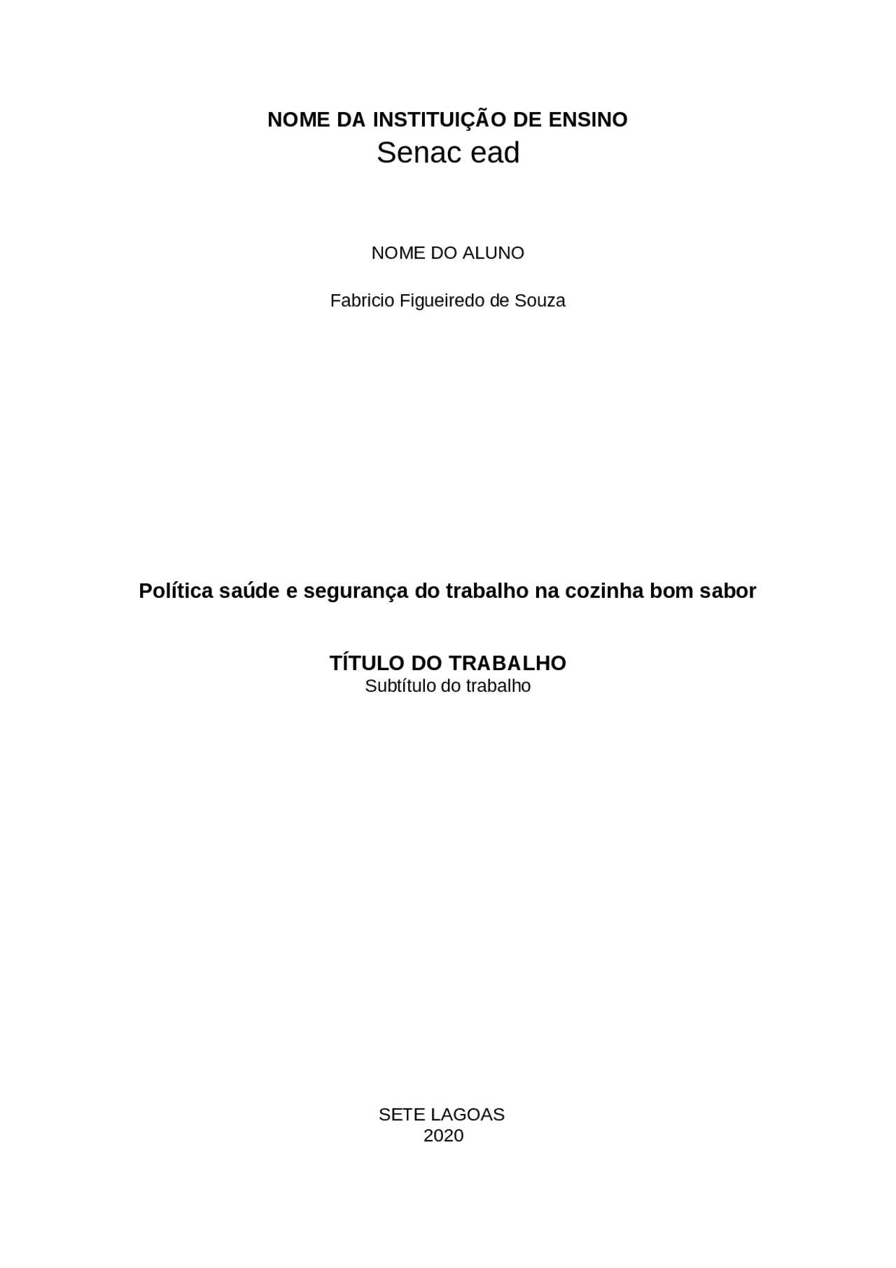 Atividade 3 curso cemac ead - Docsity