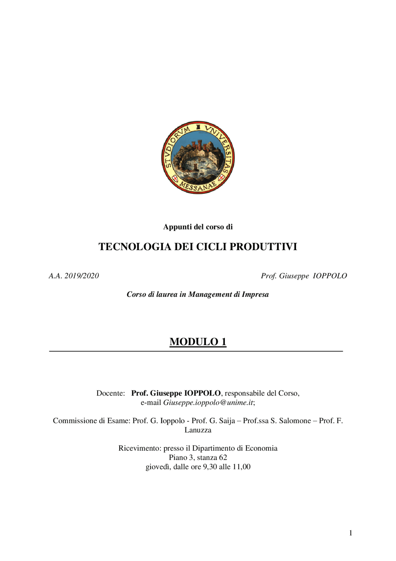Tecnologie Dei Cicli Produttivi Docsity