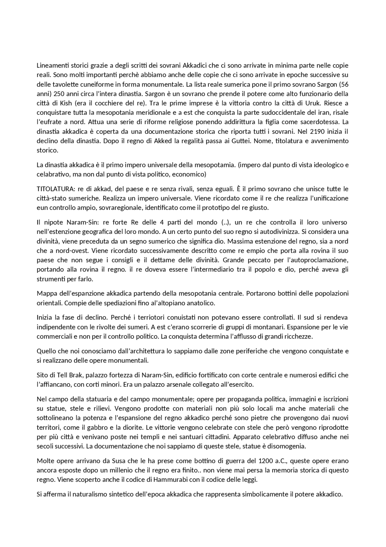Archeologia Oriente Antico Docsity