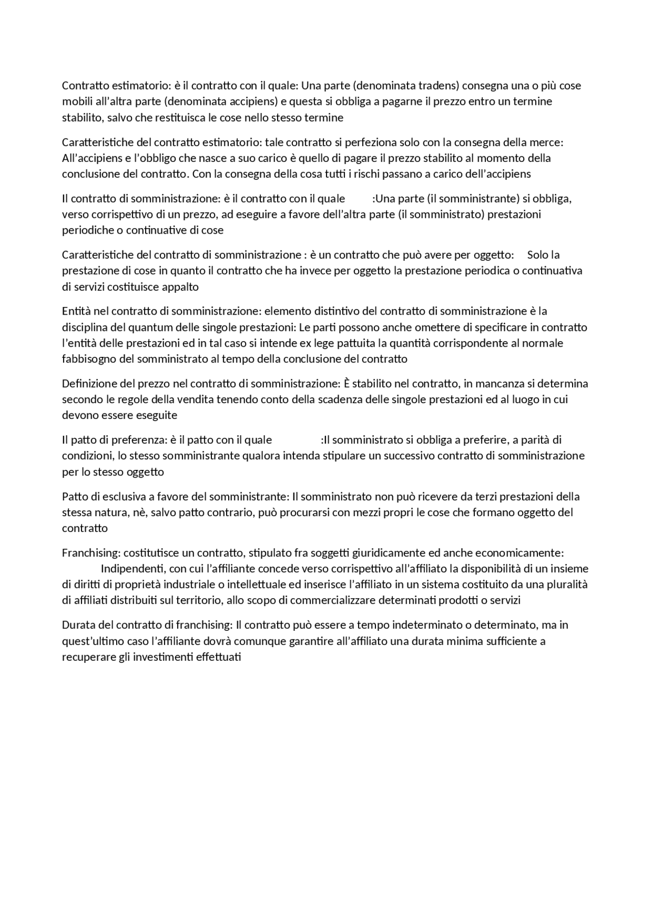 Diritto Commerciale Unipegaso Test 13 Docsity