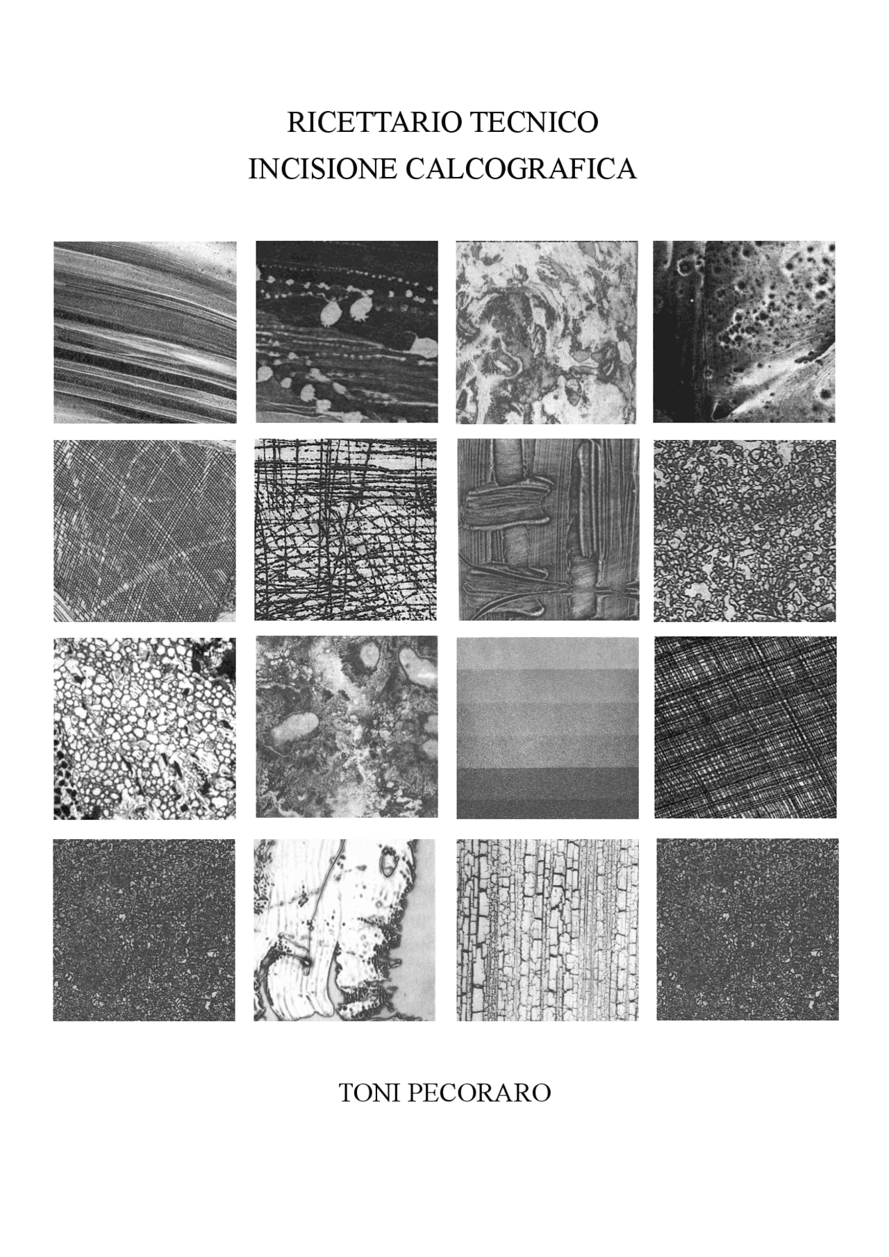 Tecniche dell'incisione calcografica - Docsity