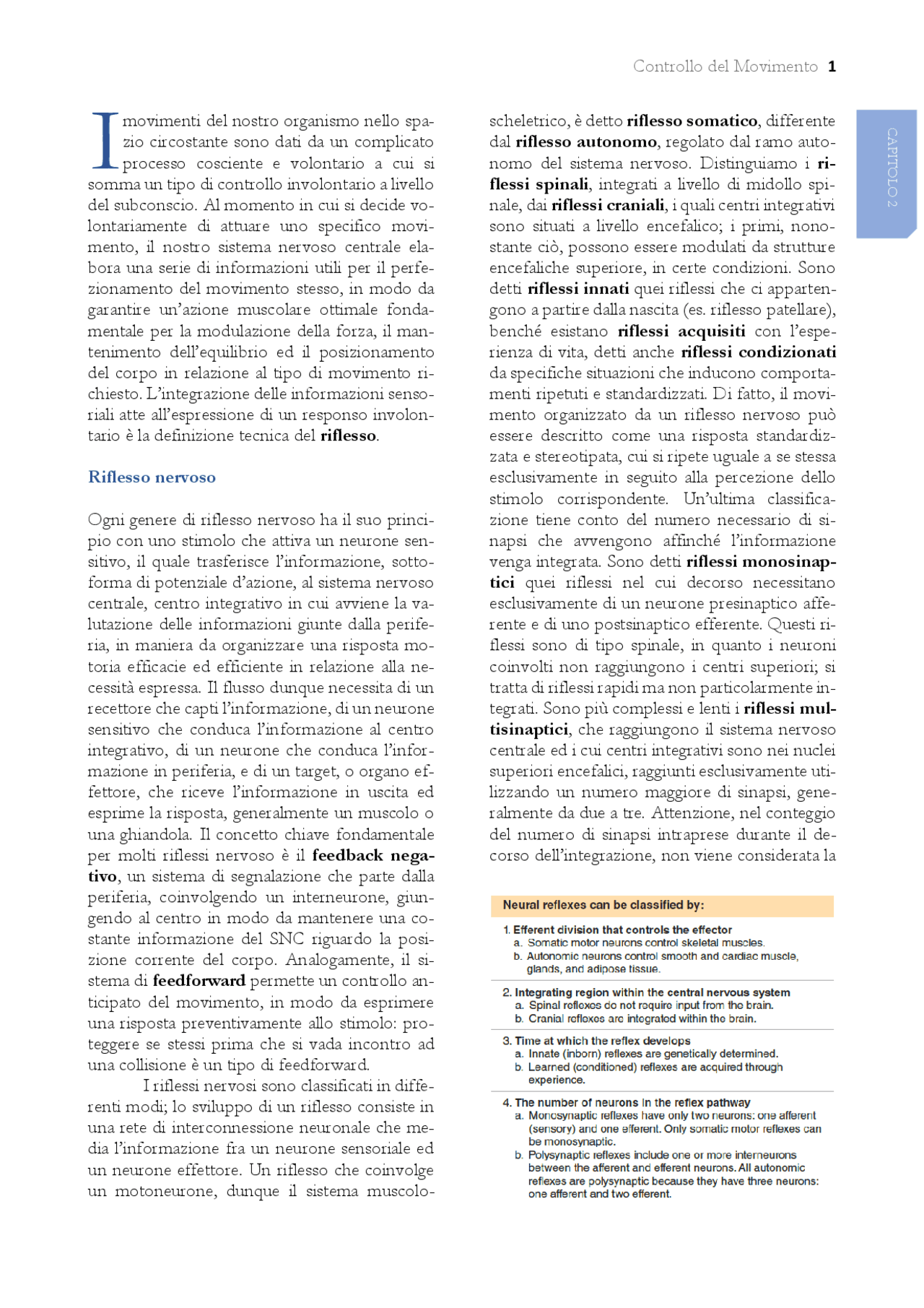 Controllo Del Movimento Docsity