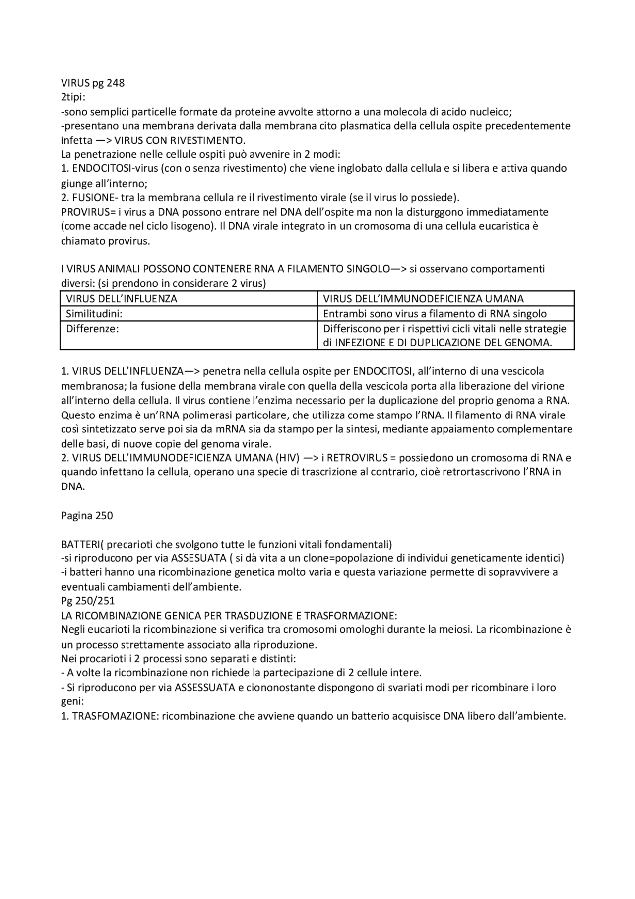I Virus E I Plasmidi Docsity