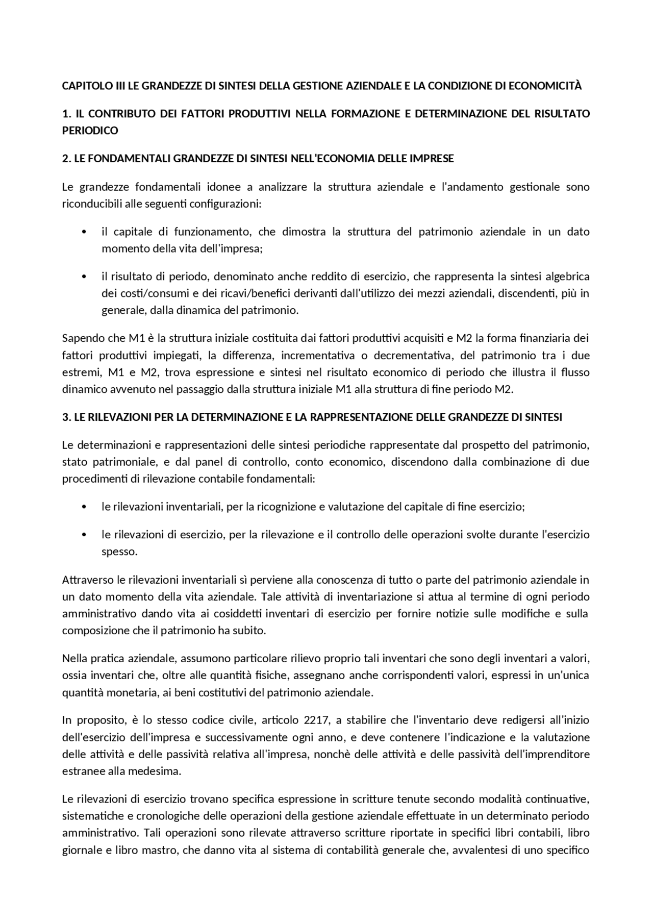 Riassunto Capitolo 3 Parte Quarta Docsity