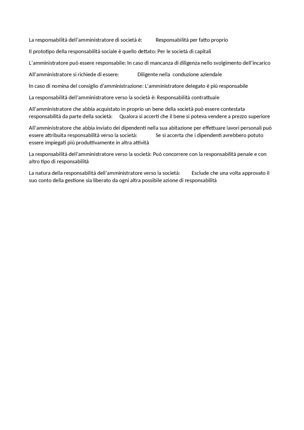 Diritto Commerciale Unipegaso Test 39 Docsity