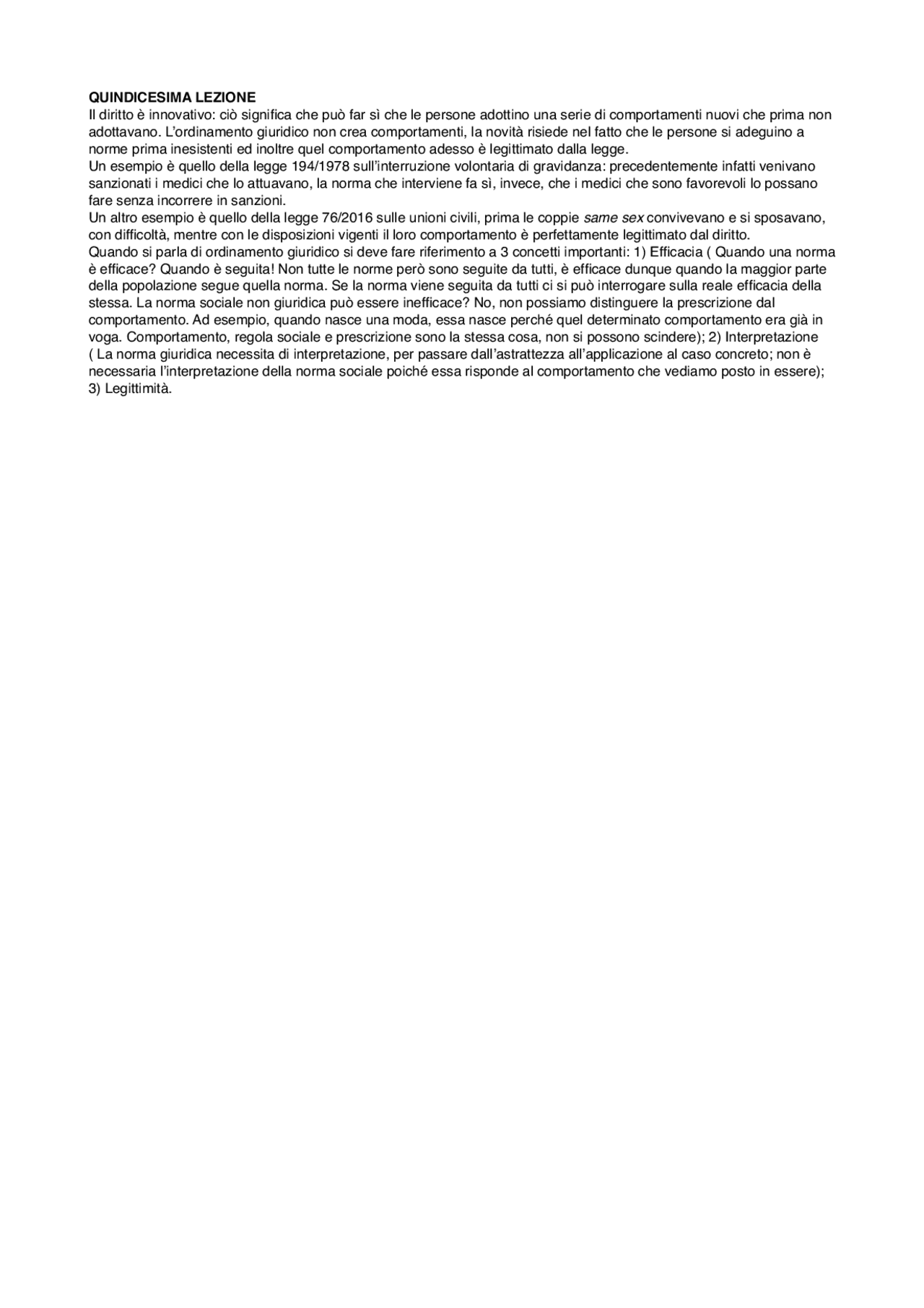 Sociologia Del Diritto Docsity
