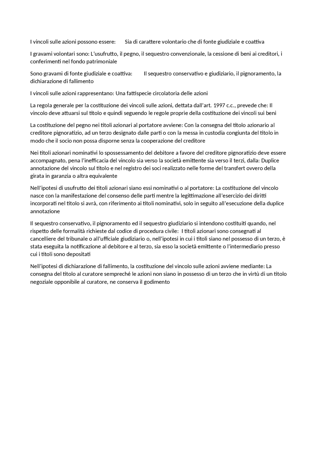 Diritto Commerciale Unipegaso Test 32 Docsity