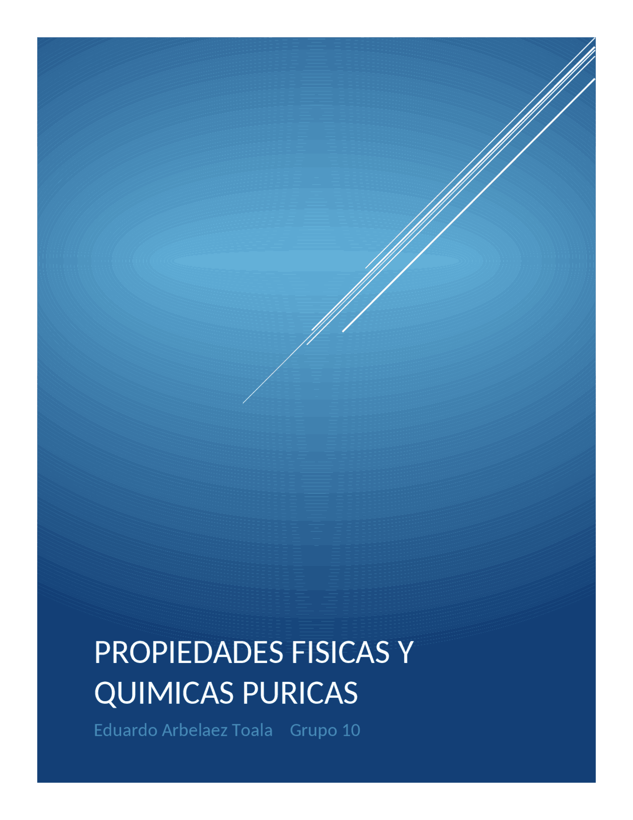 Propiedades físicas y químicas puricas - Docsity