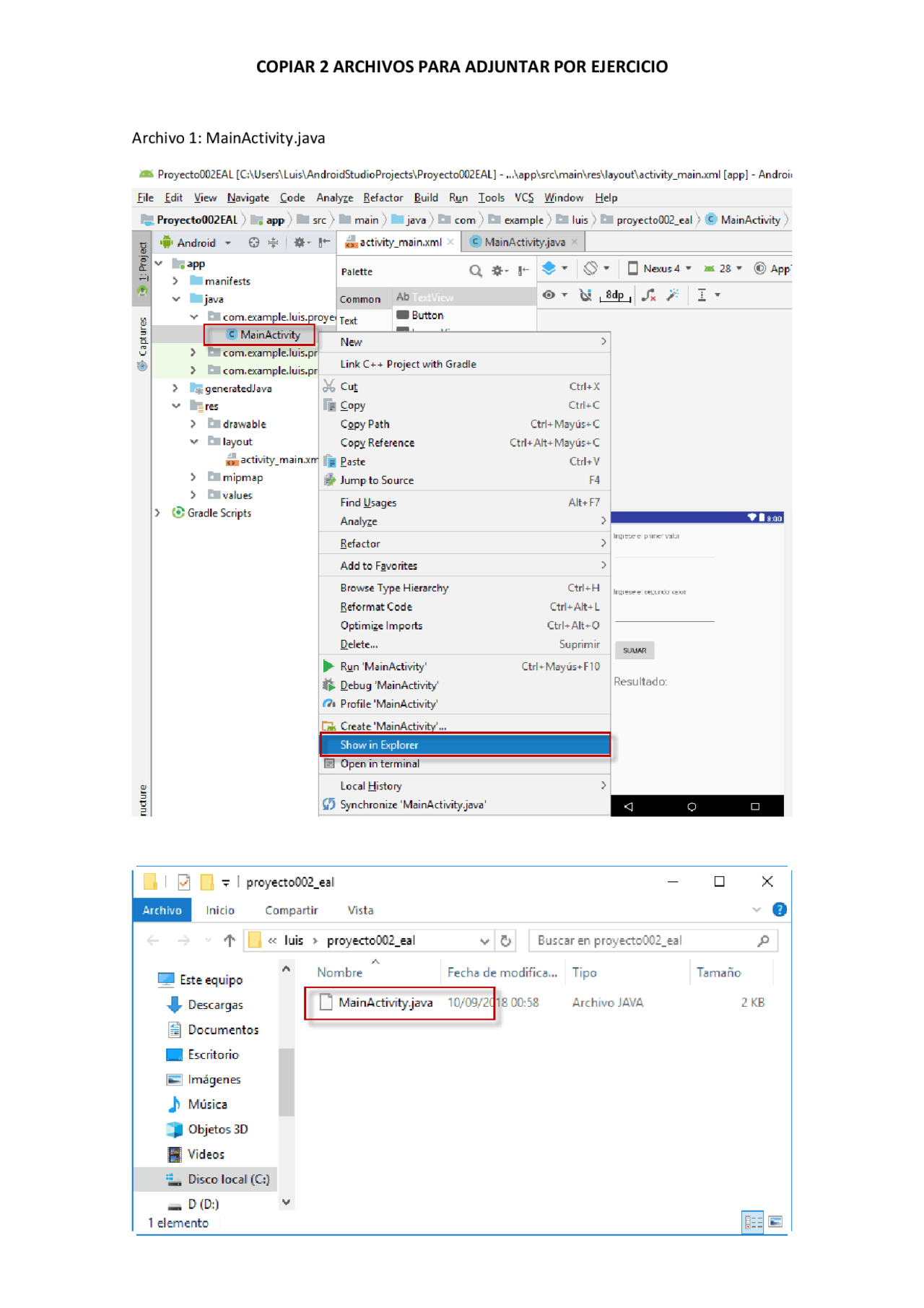 Android Programación Docsity