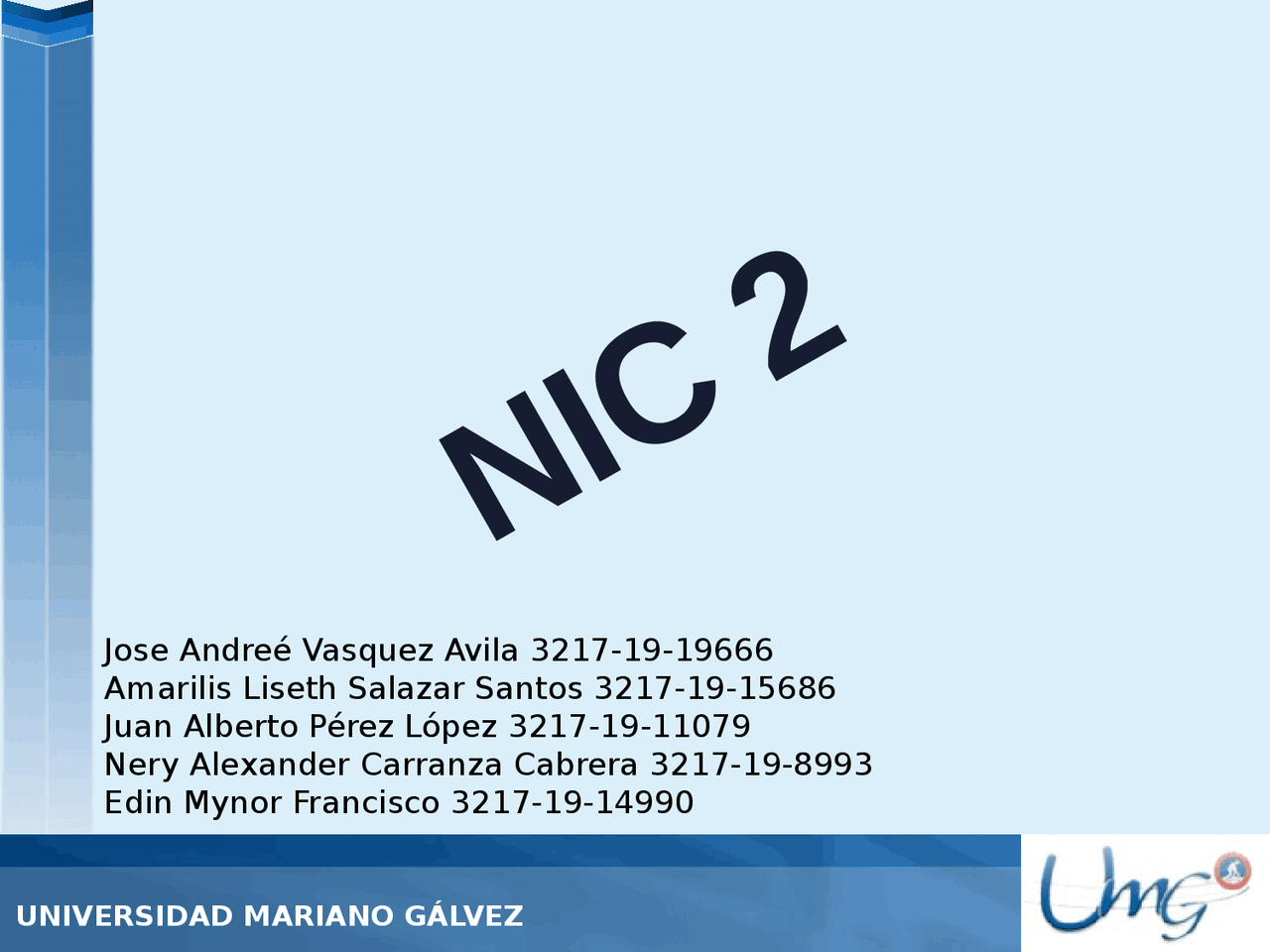 NIC 2 Resumen y casos prácticos | Diapositivas de Contabilidad | Docsity