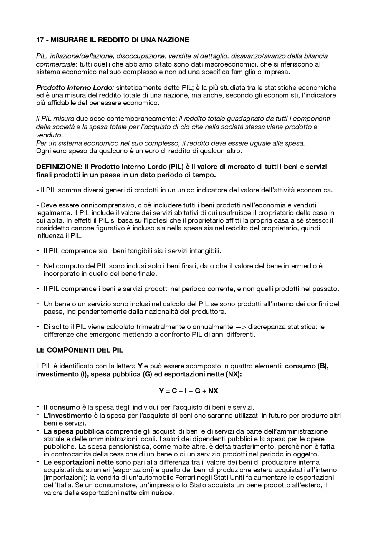 Macroeconomia Iulm Cmp Docsity
