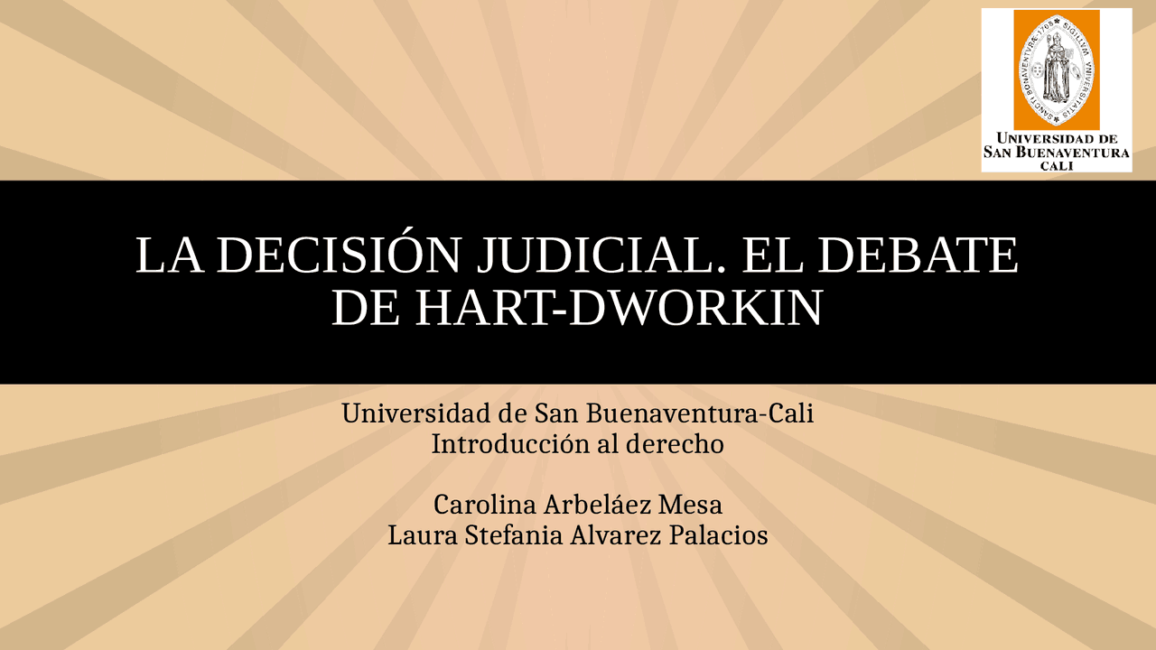 Presentacion hart-dworkin - Docsity