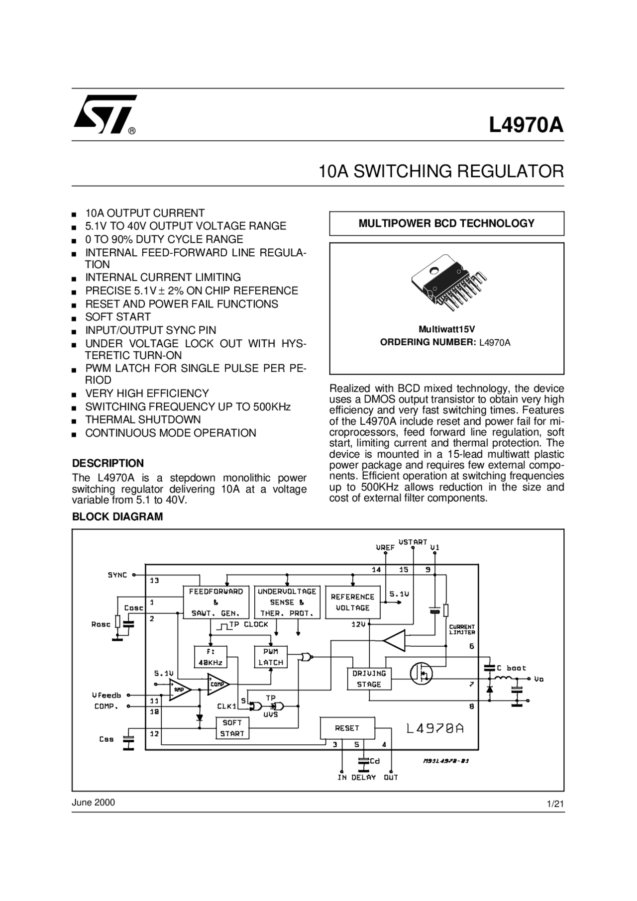 Datasheet L4970a.pdf - Docsity