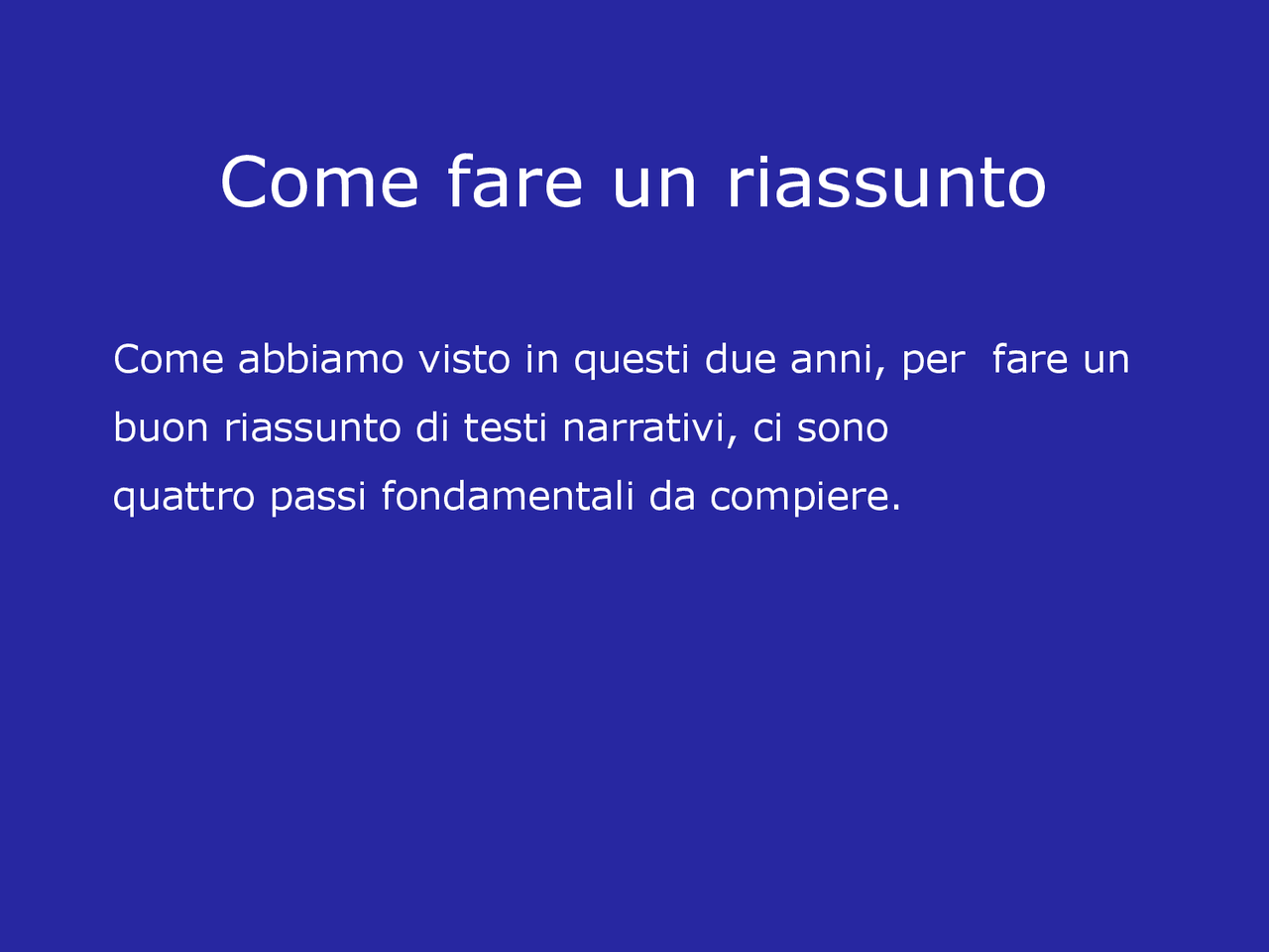 Come fare un riassunto | Schemi e mappe concettuali di Italiano | Docsity