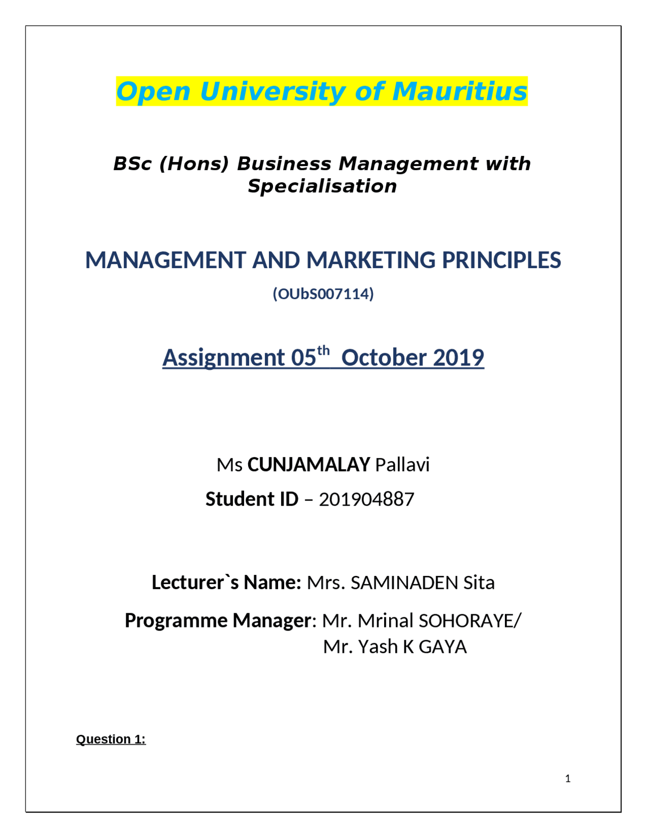Management Theories Docsity
