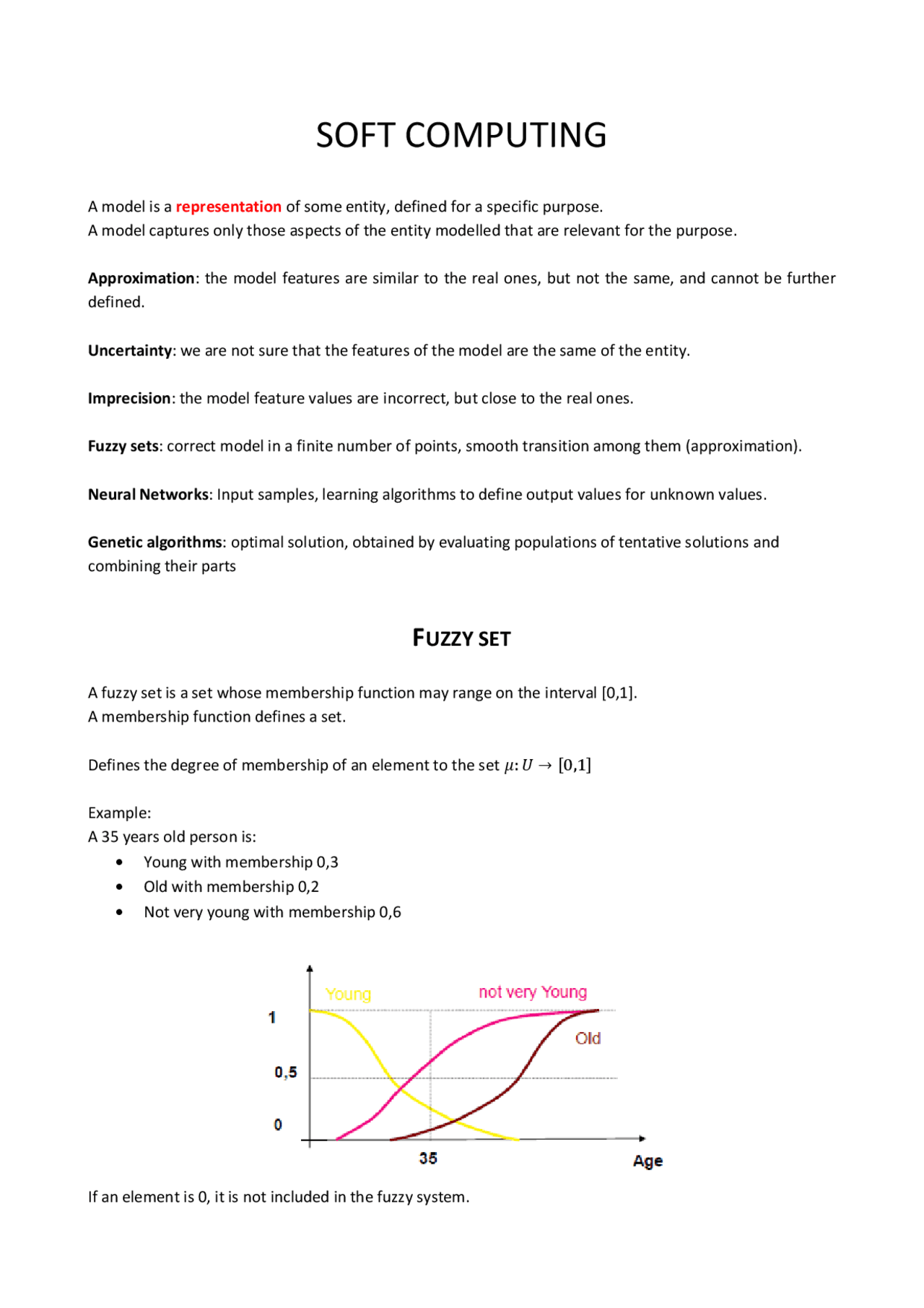 Soft Computing Notes Docsity
