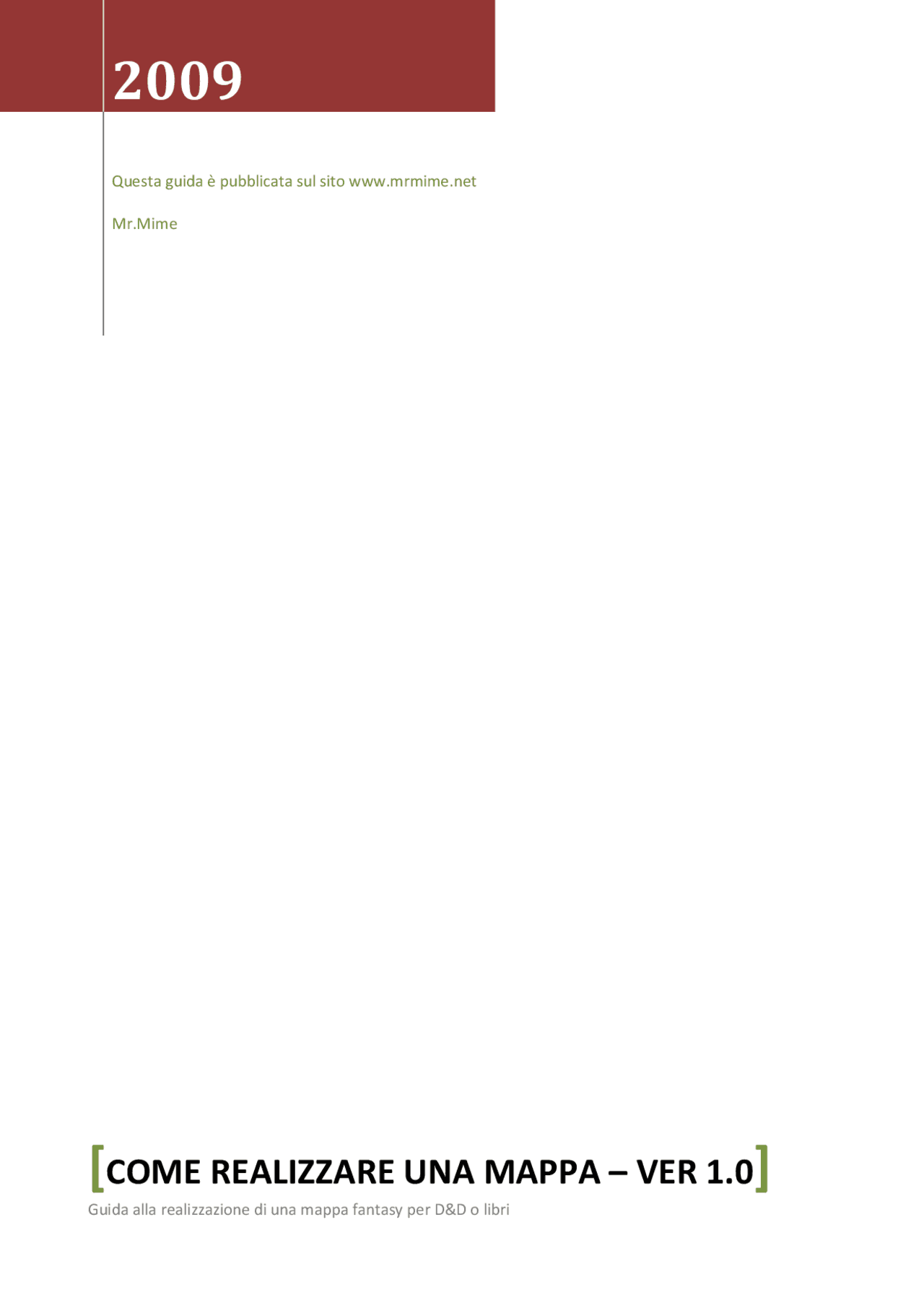 Tutorial Comerealizzareunamappa Docsity