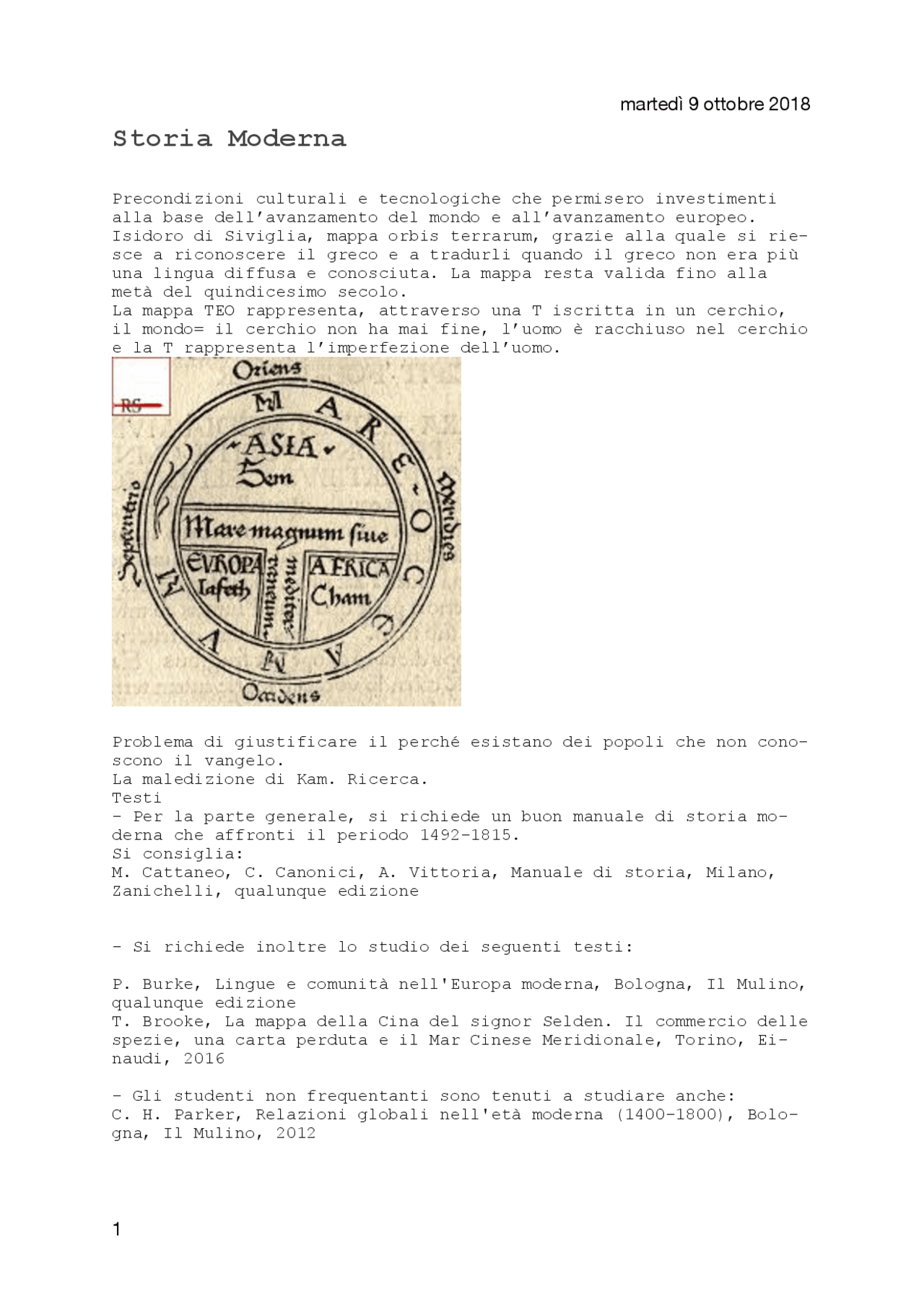 Appunti Completi Storia Moderna Docsity