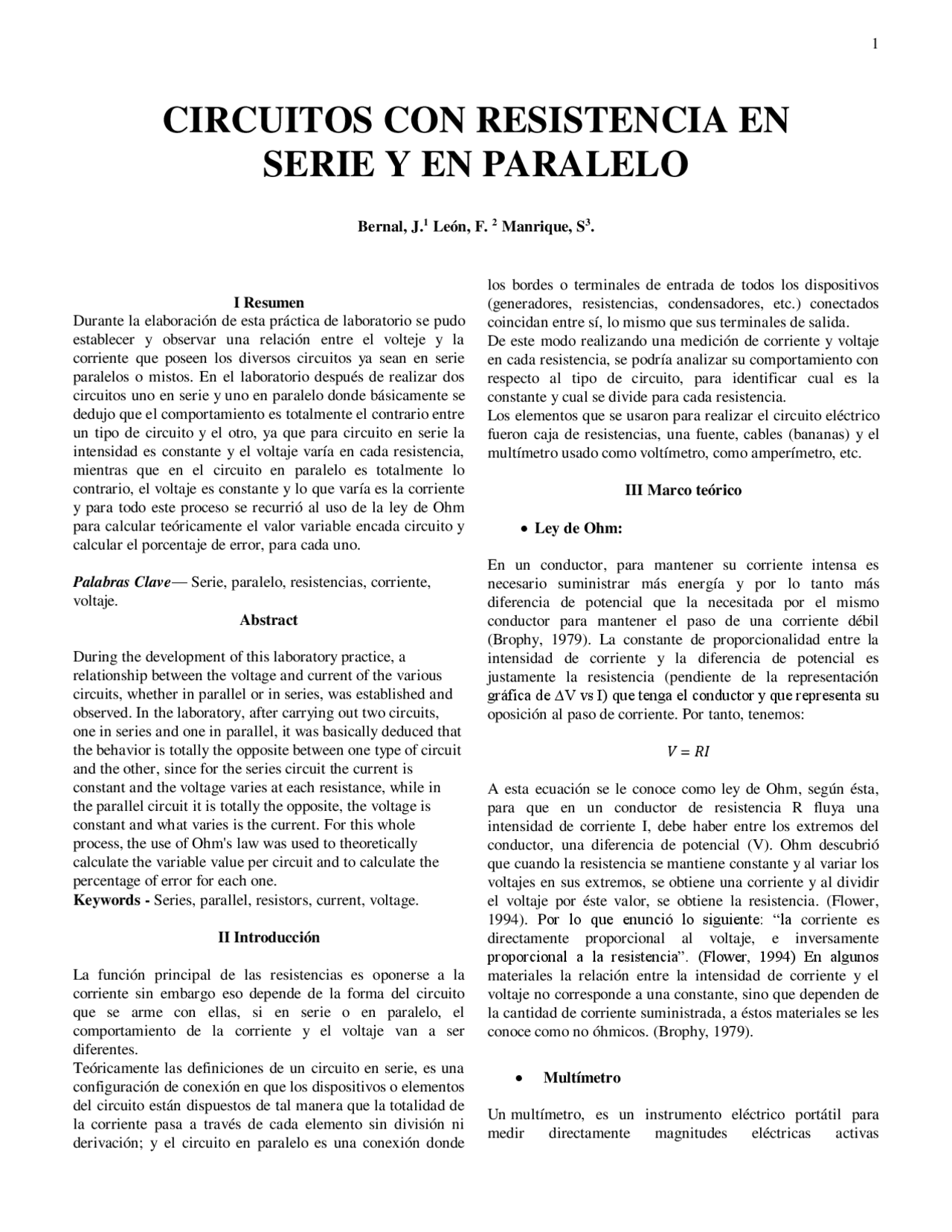 Planes De Lecciones De Circuitos En Serie Y Paralelo Diferencia Entre