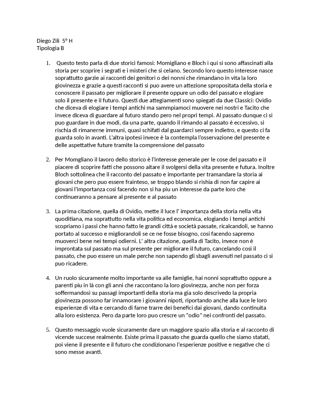 Tipologia B Tema Maturità Temi Di Italiano Docsity