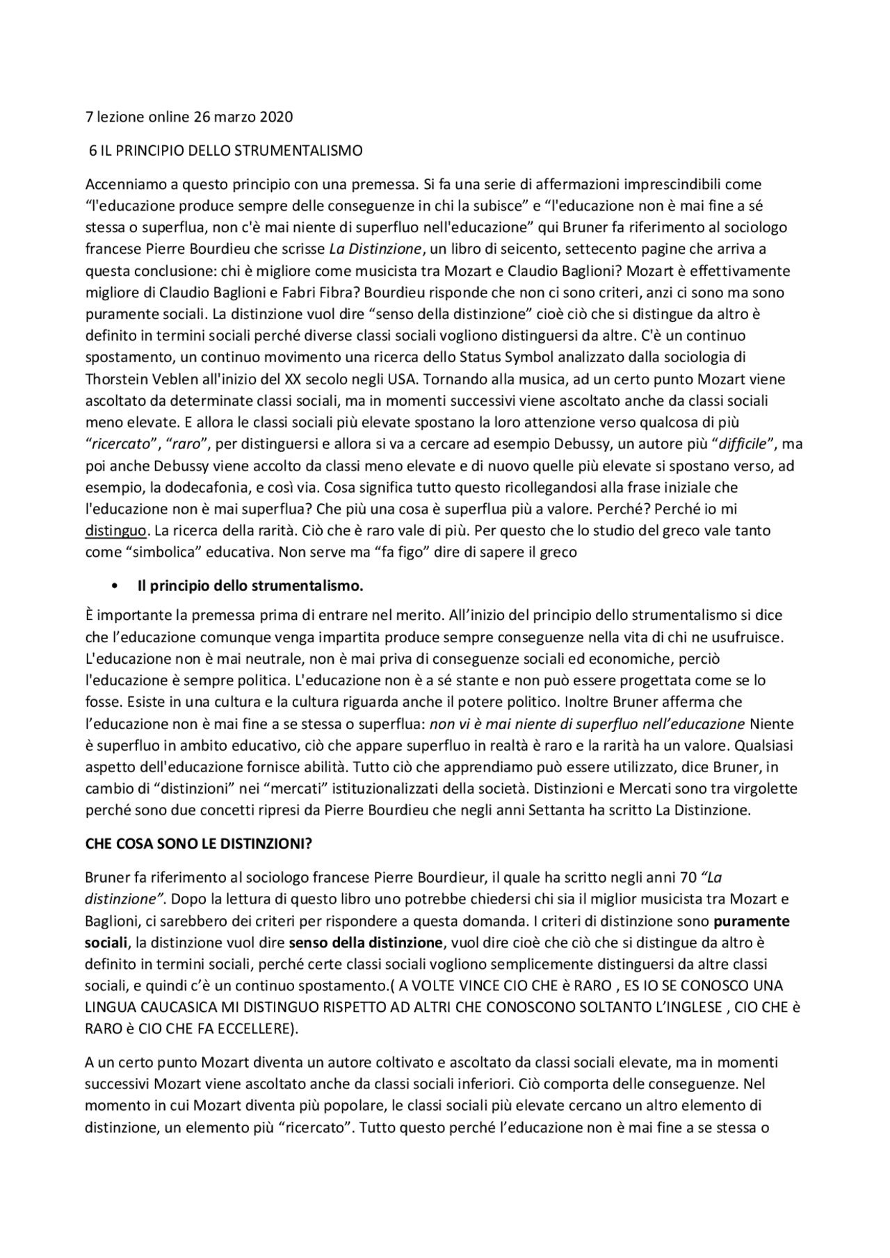 Pedagogia Generale Docsity