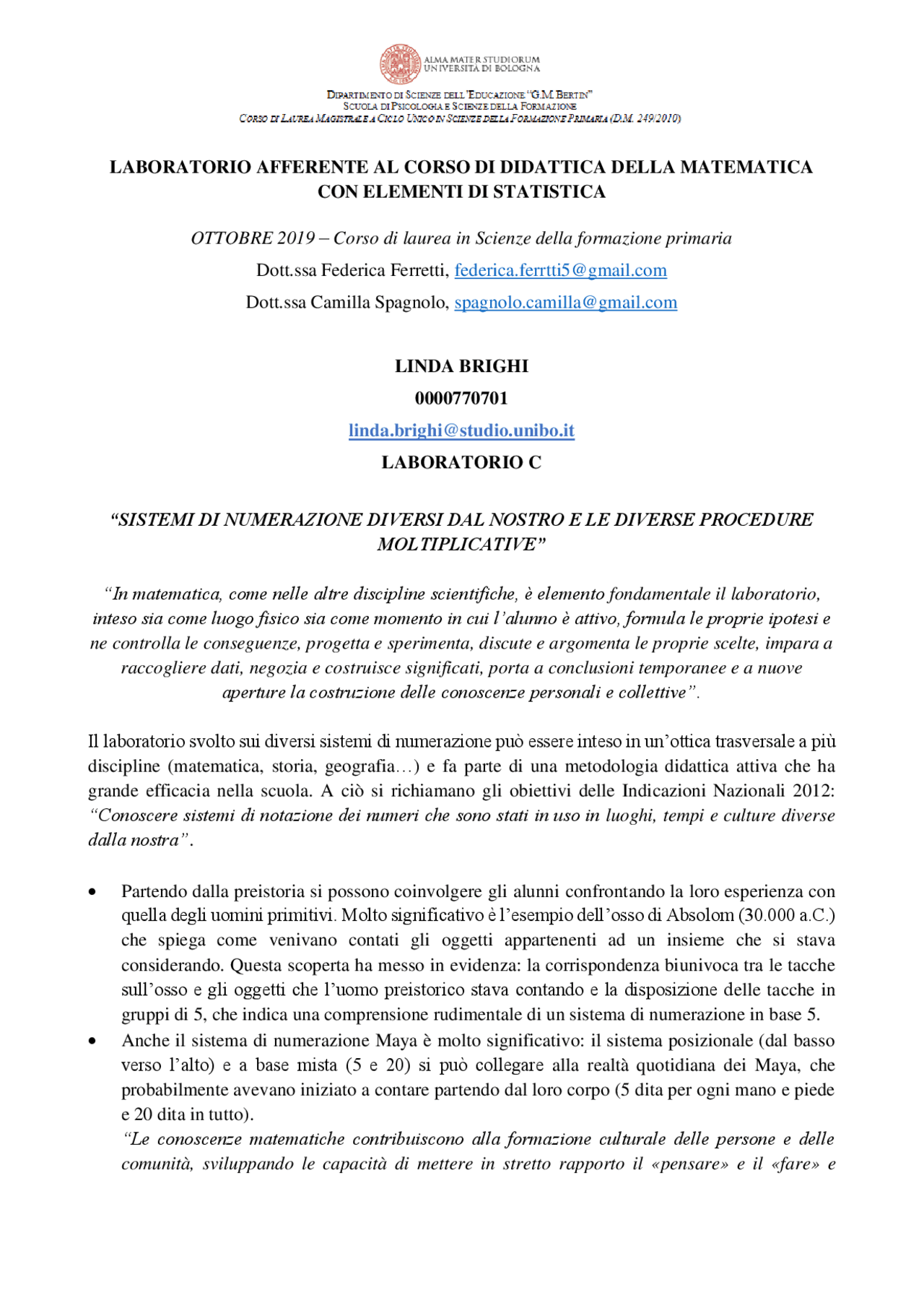 Sistemi Di Numerazione Diversi Dal Nostro Docsity