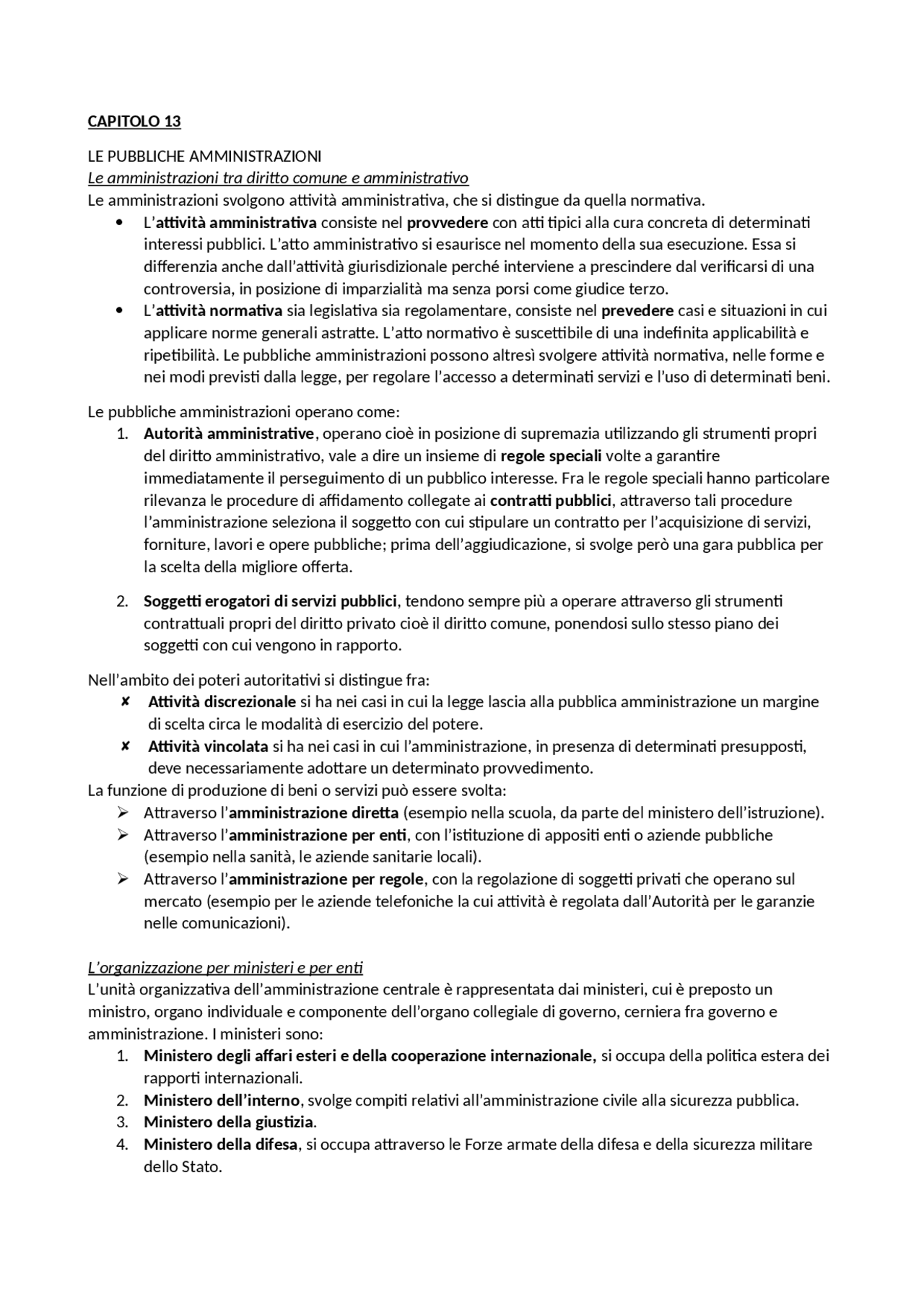 Riassunto Cap13 Diritto Pubblico Dispense Di Diritto Pubblico Docsity
