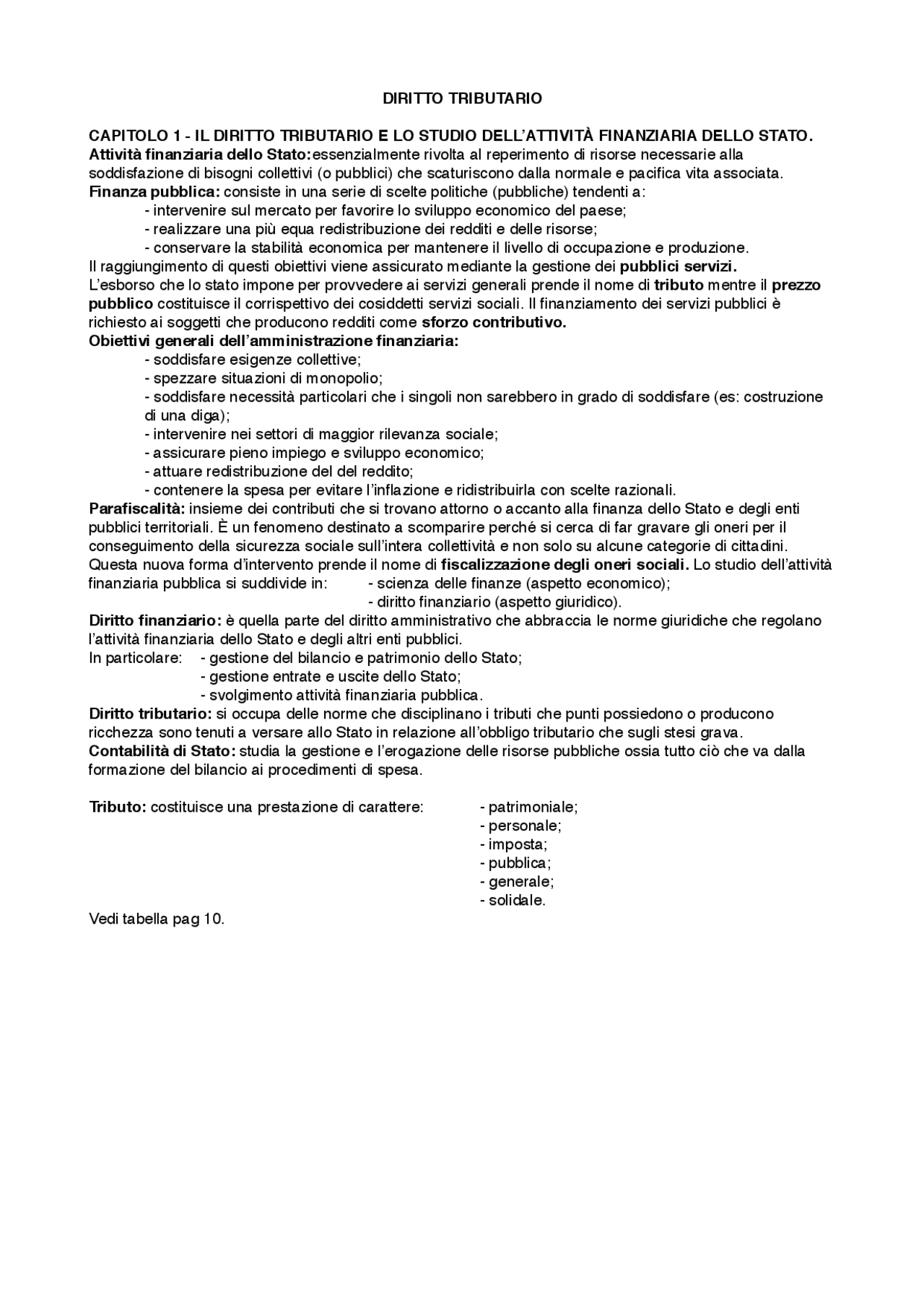 Diritto tributario - Docsity