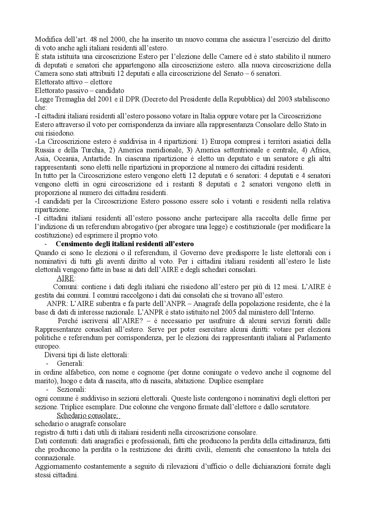 Riassunti Di Diritto Consolare Docsity