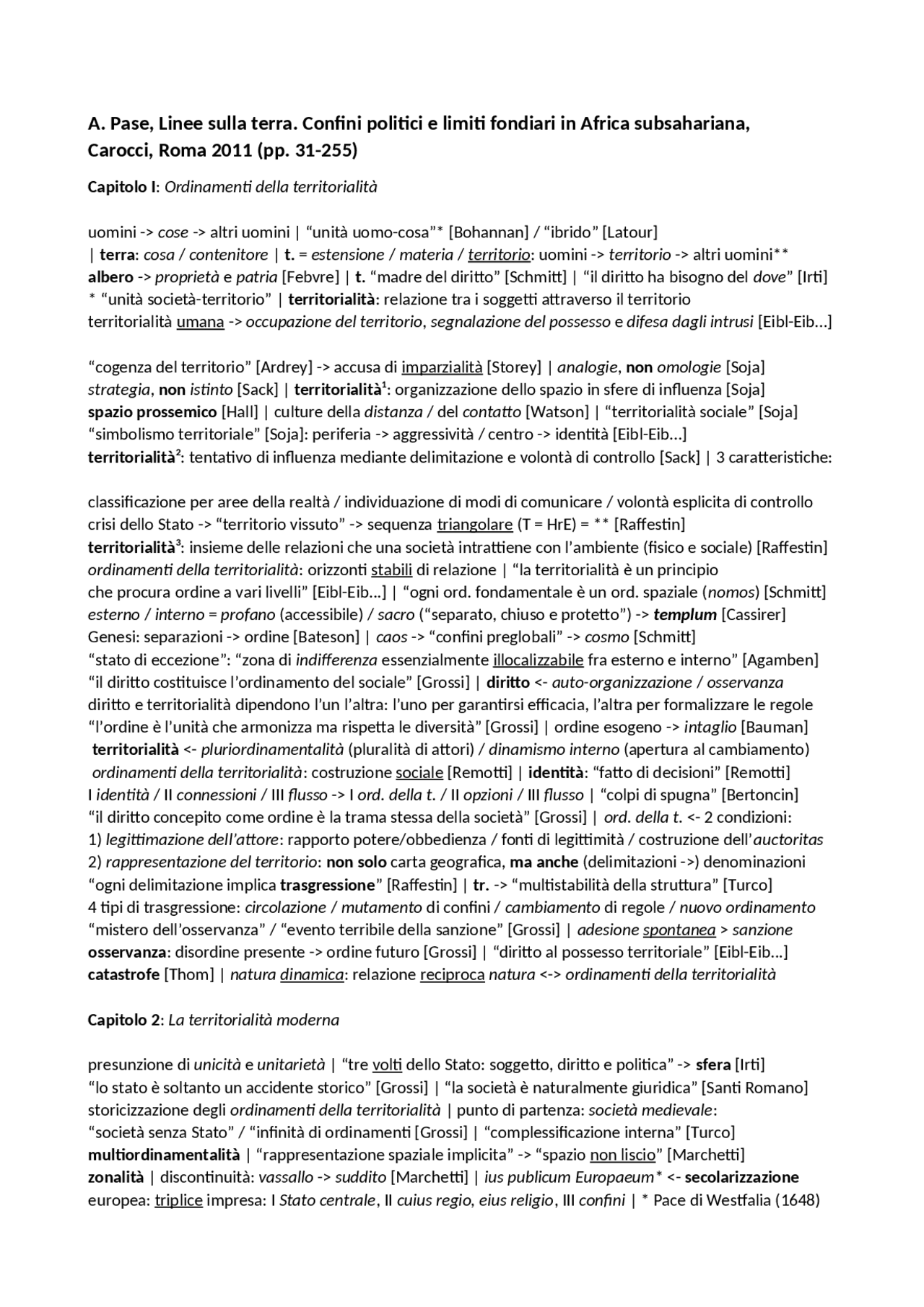A Pase Linee Sulla Terra Pp 31 255 Docsity