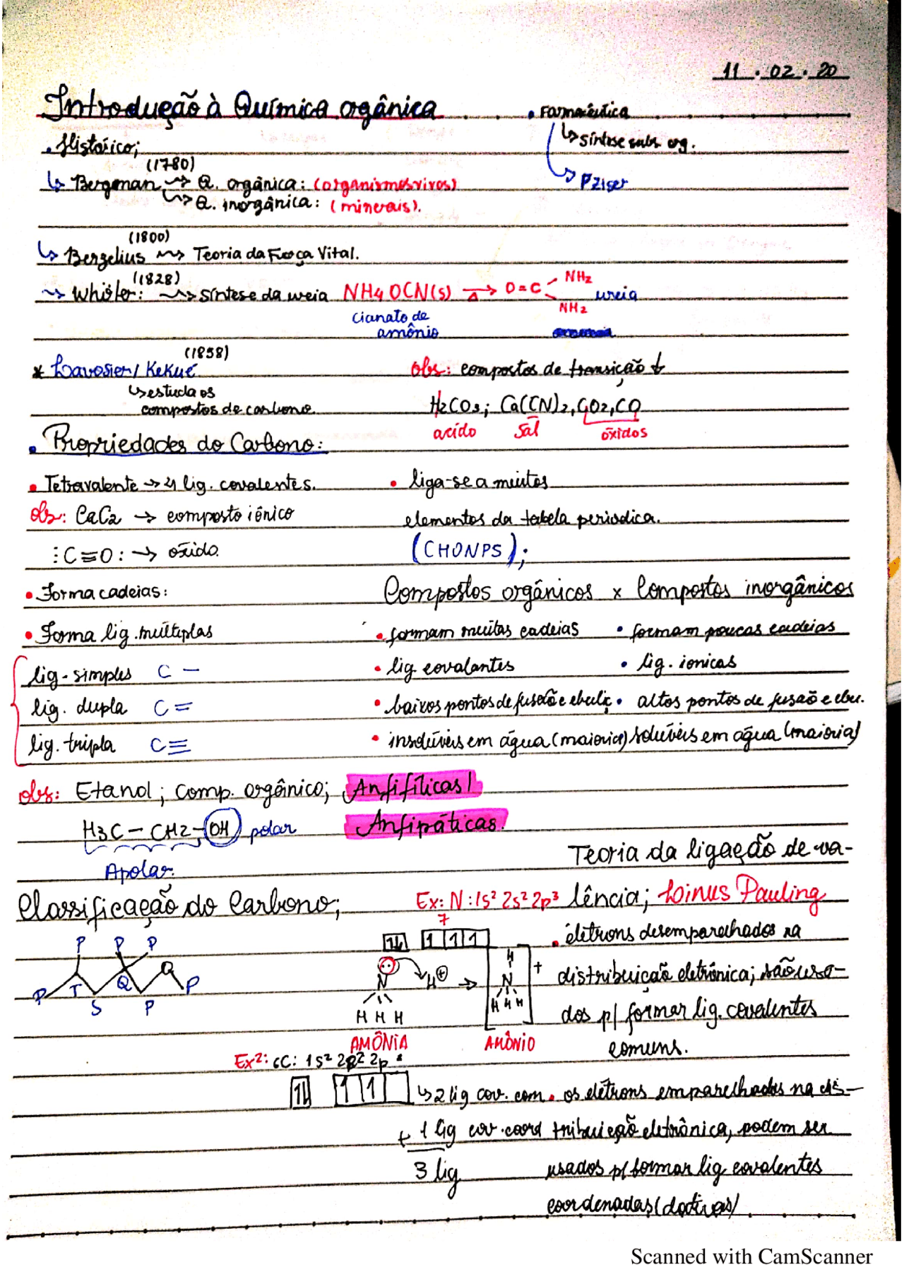 Introdução A Química Orgânica Docsity
