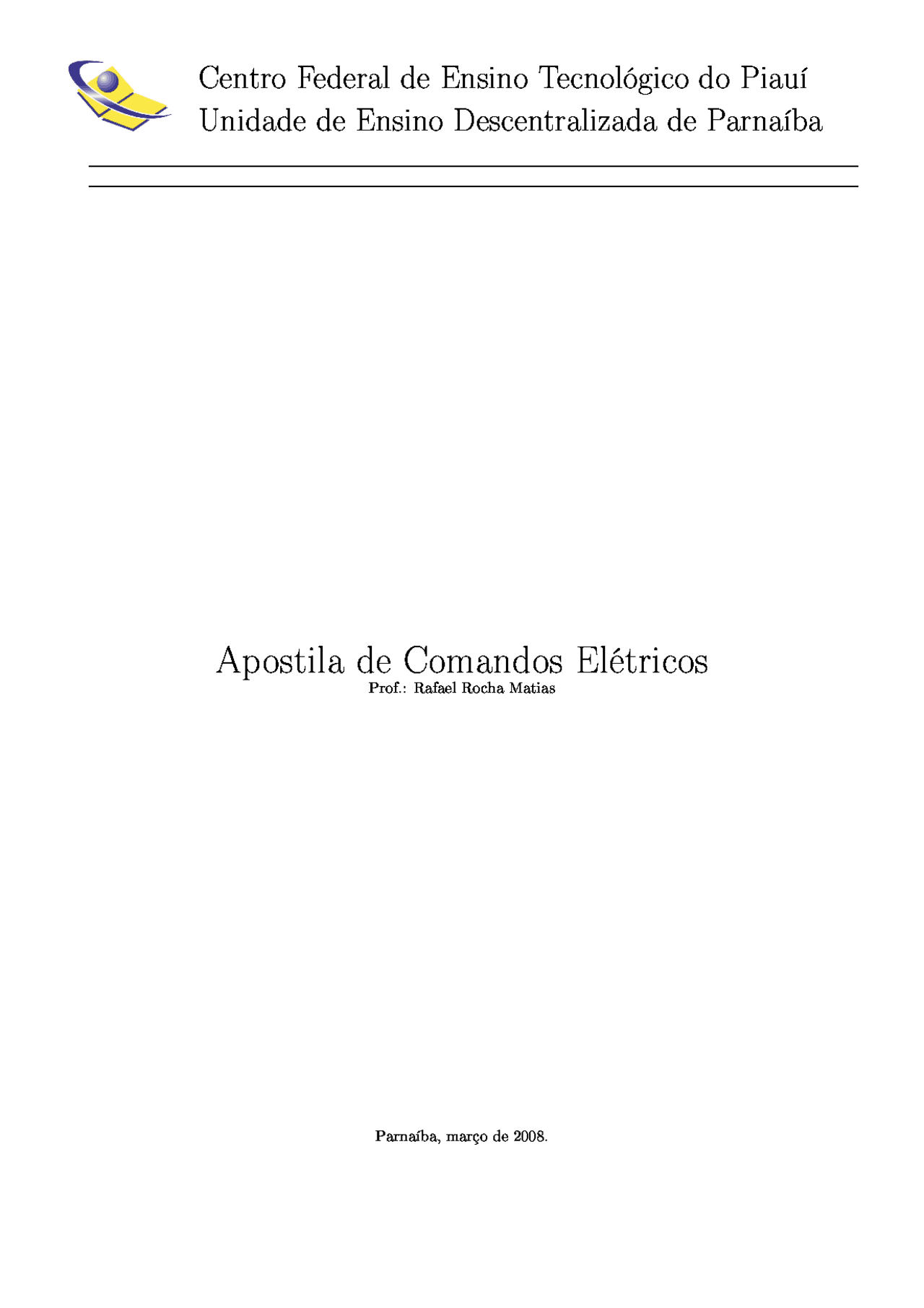 Apostila De Comandos Elétricos Docsity