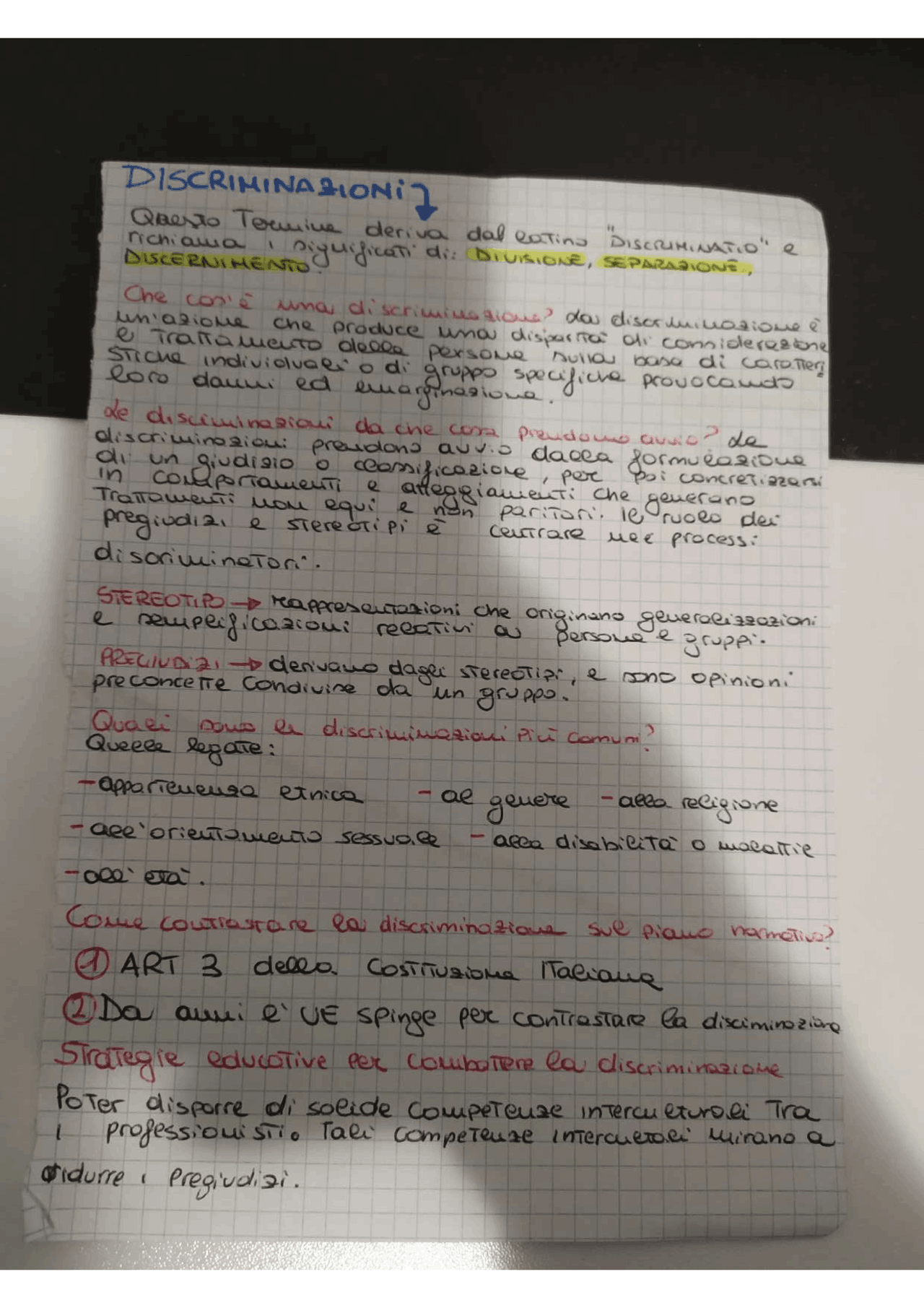 Pedagogia Interculturale Docsity