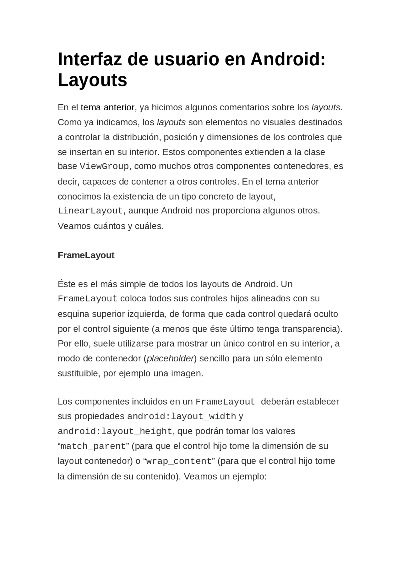 Introduccion Android Studio - Docsity
