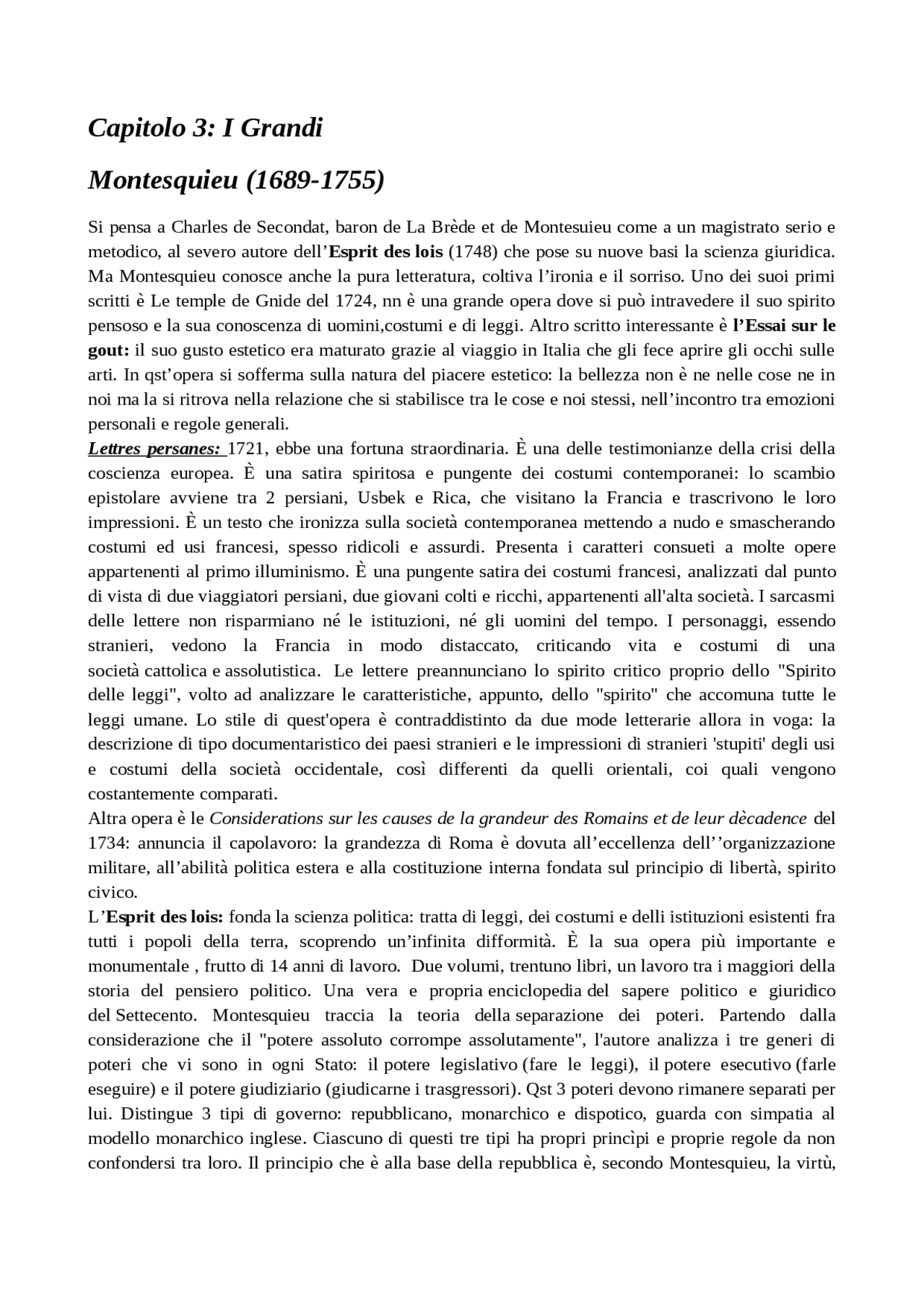 Riassunto Sozzi 700 Cap 3 Docsity