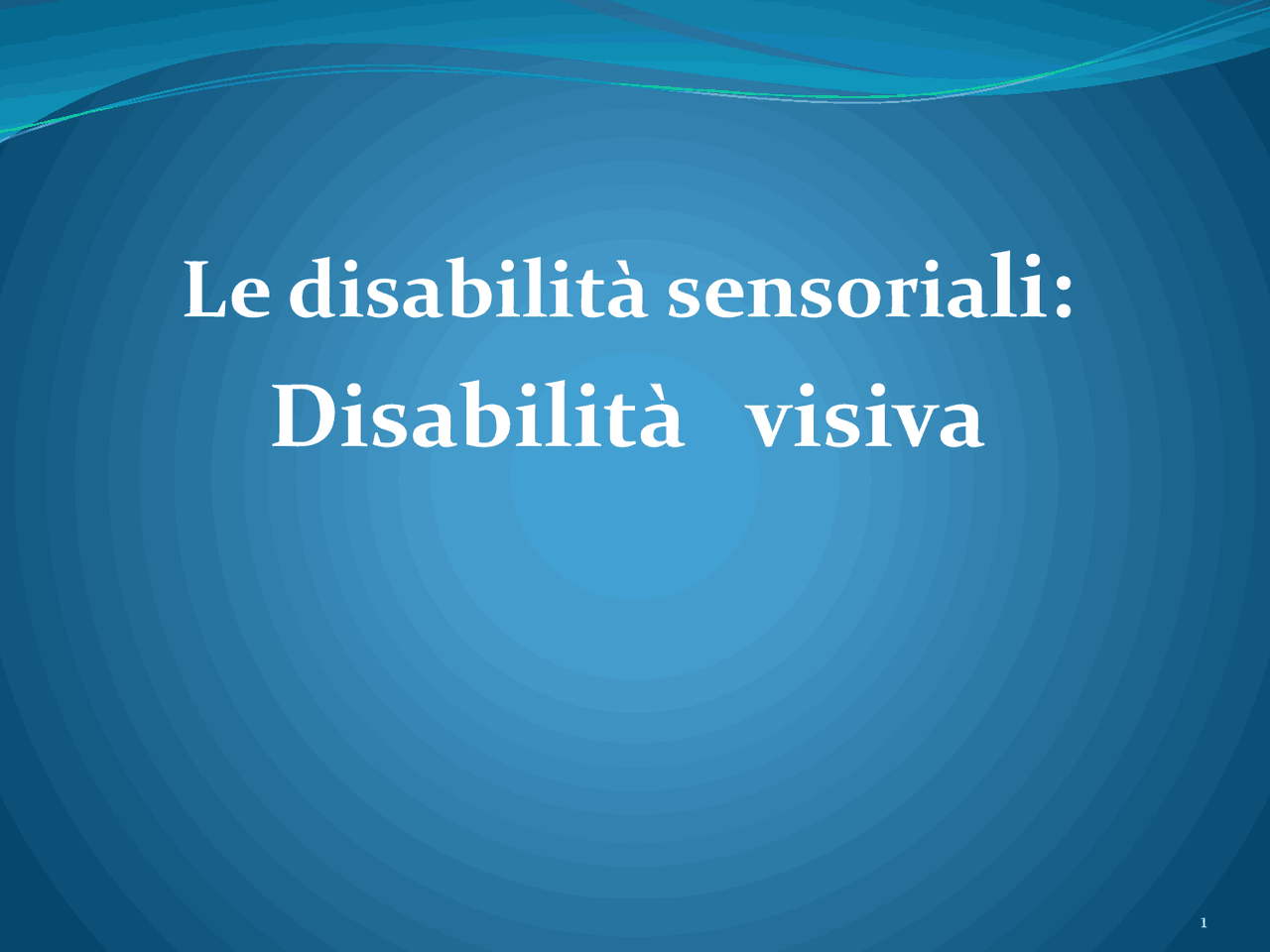 Slides Disabilità Visiva Docsity