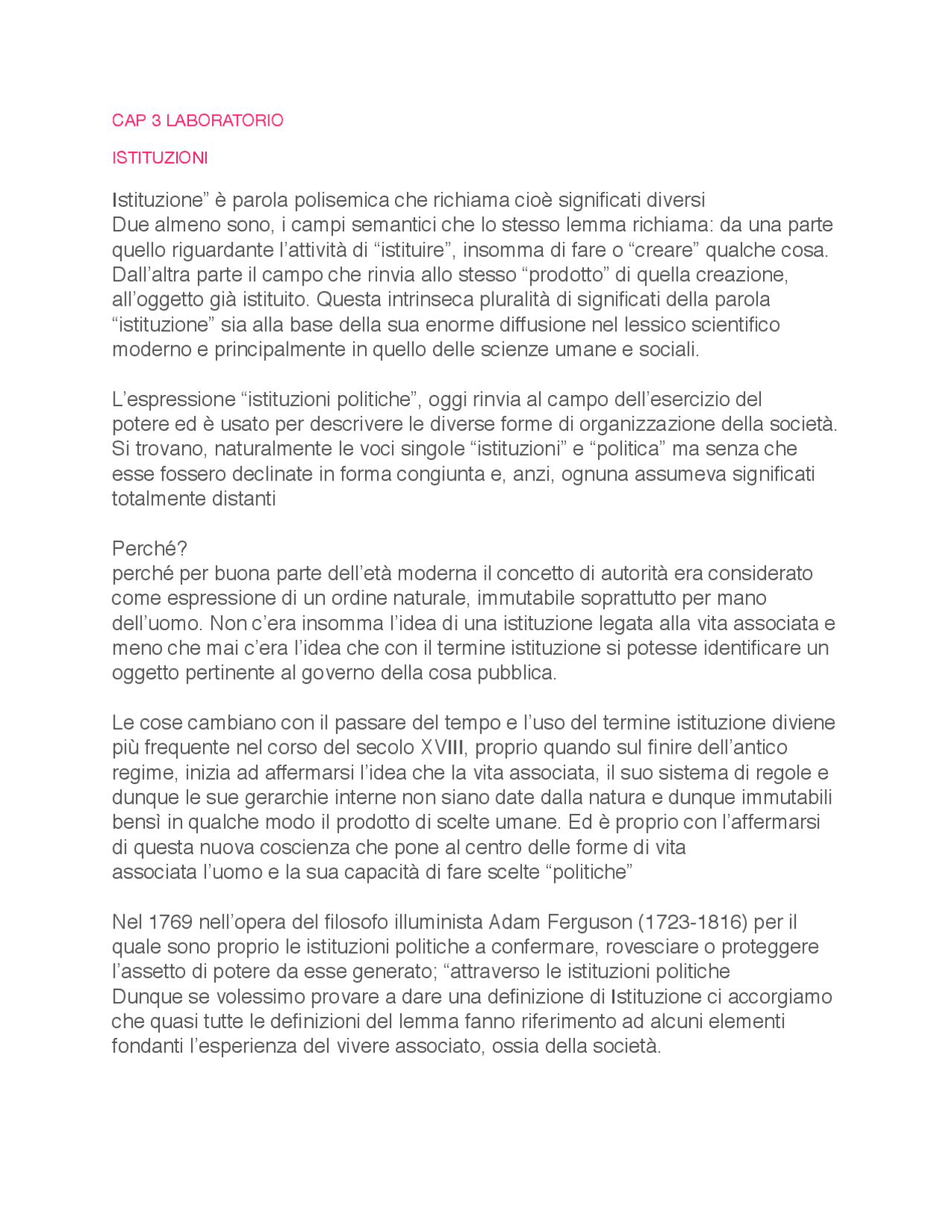 Lessico Scienze Sociali Docsity