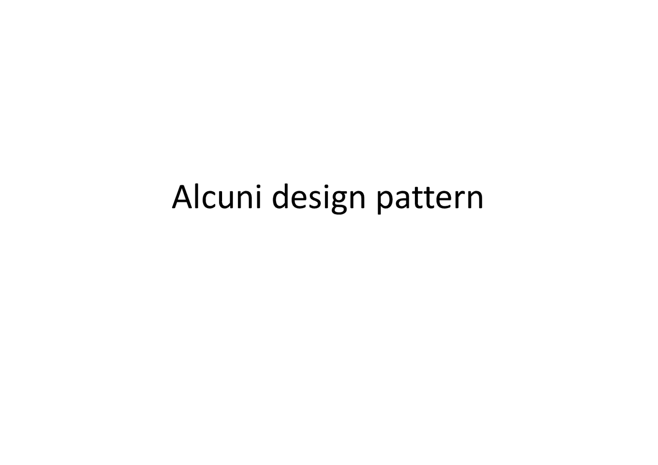 Appunti di Design Pattern - Docsity