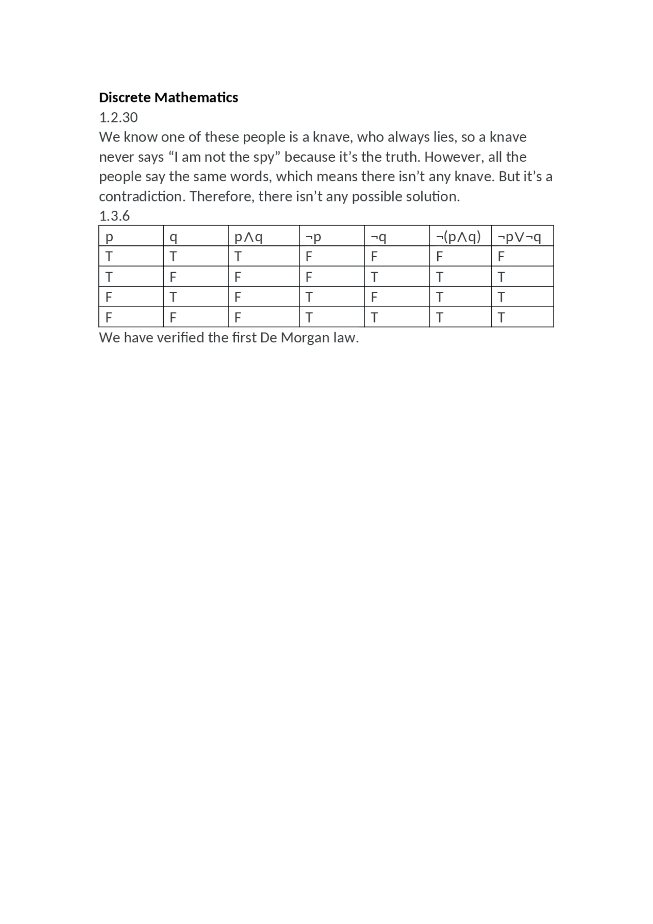 Discrete Mathematics 3 Docsity