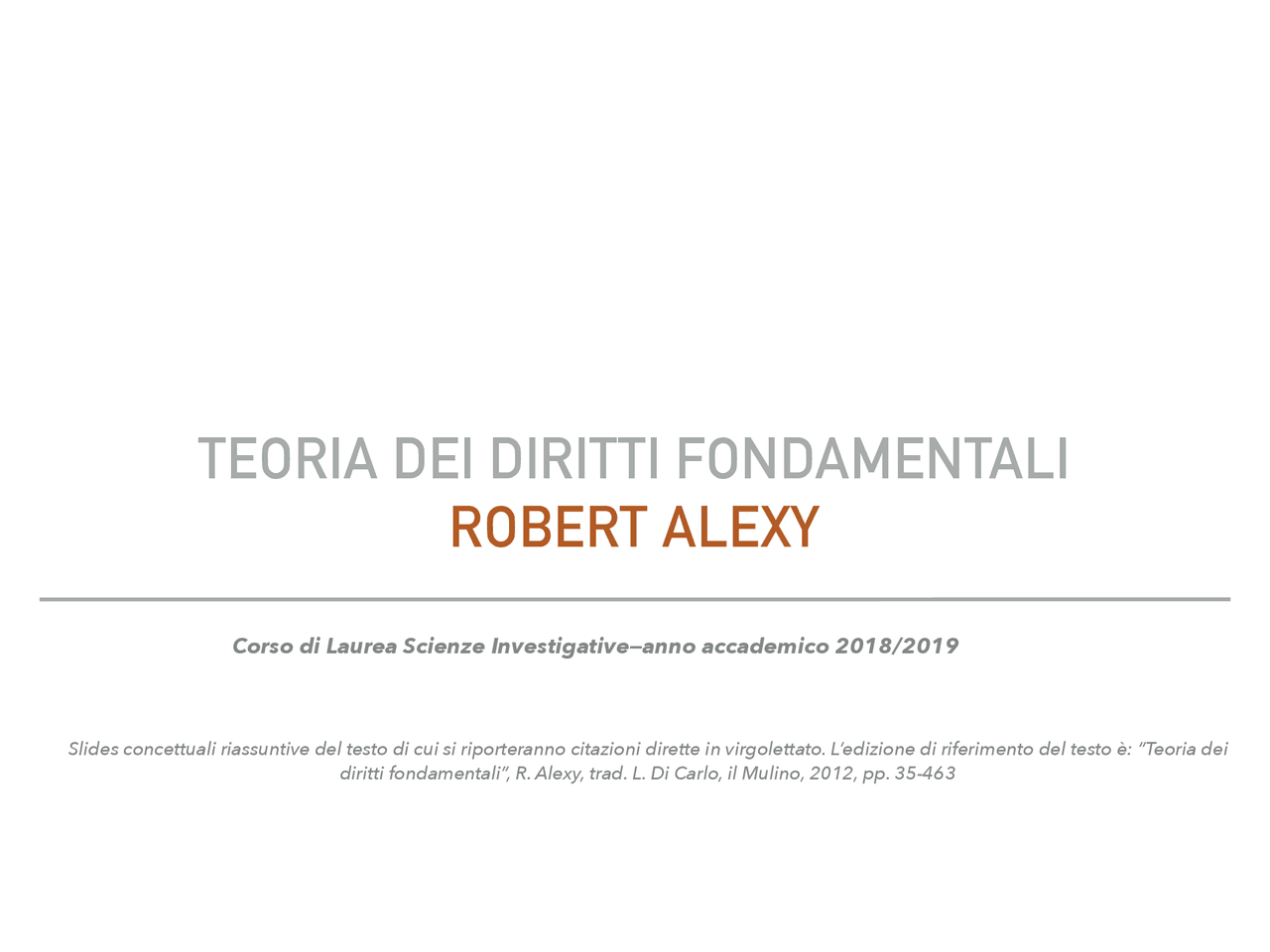 Teoria Dei Diritti Fondamentali Docsity